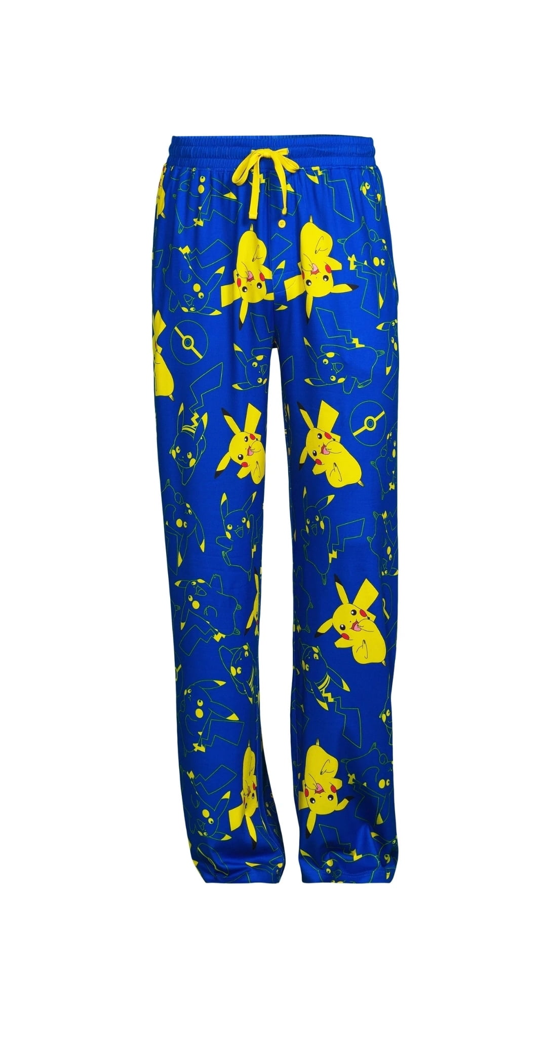 Pokemon Pikachu Blue Pajama Sleep Pants - Medium - Walmart.com