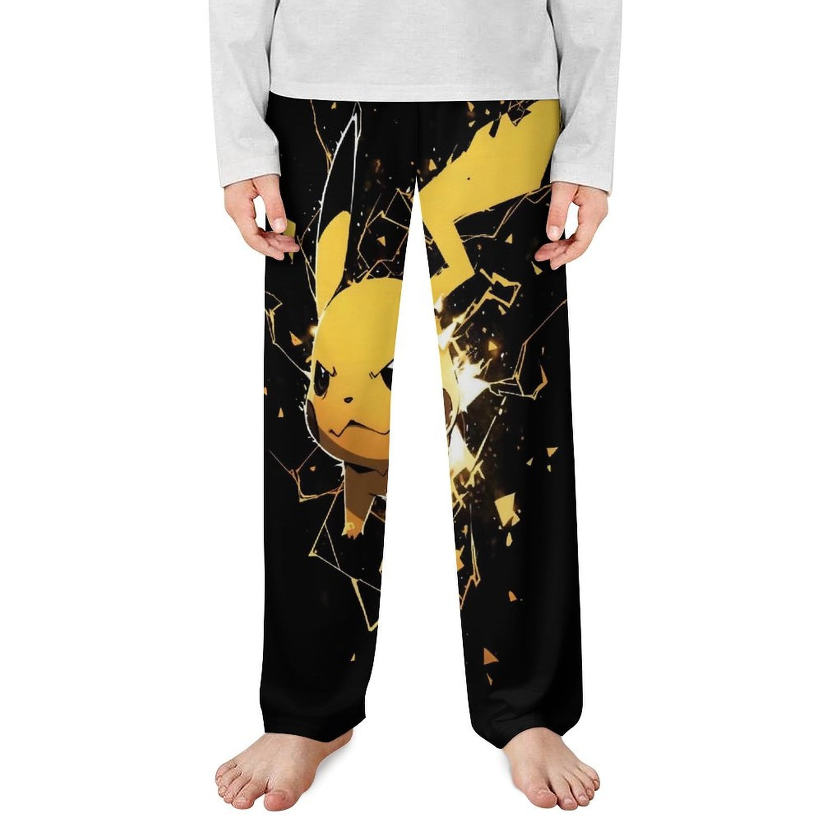 Pokemon Pikachu Boys Cartoon Straight Pajama Pants 100CM - Walmart.com