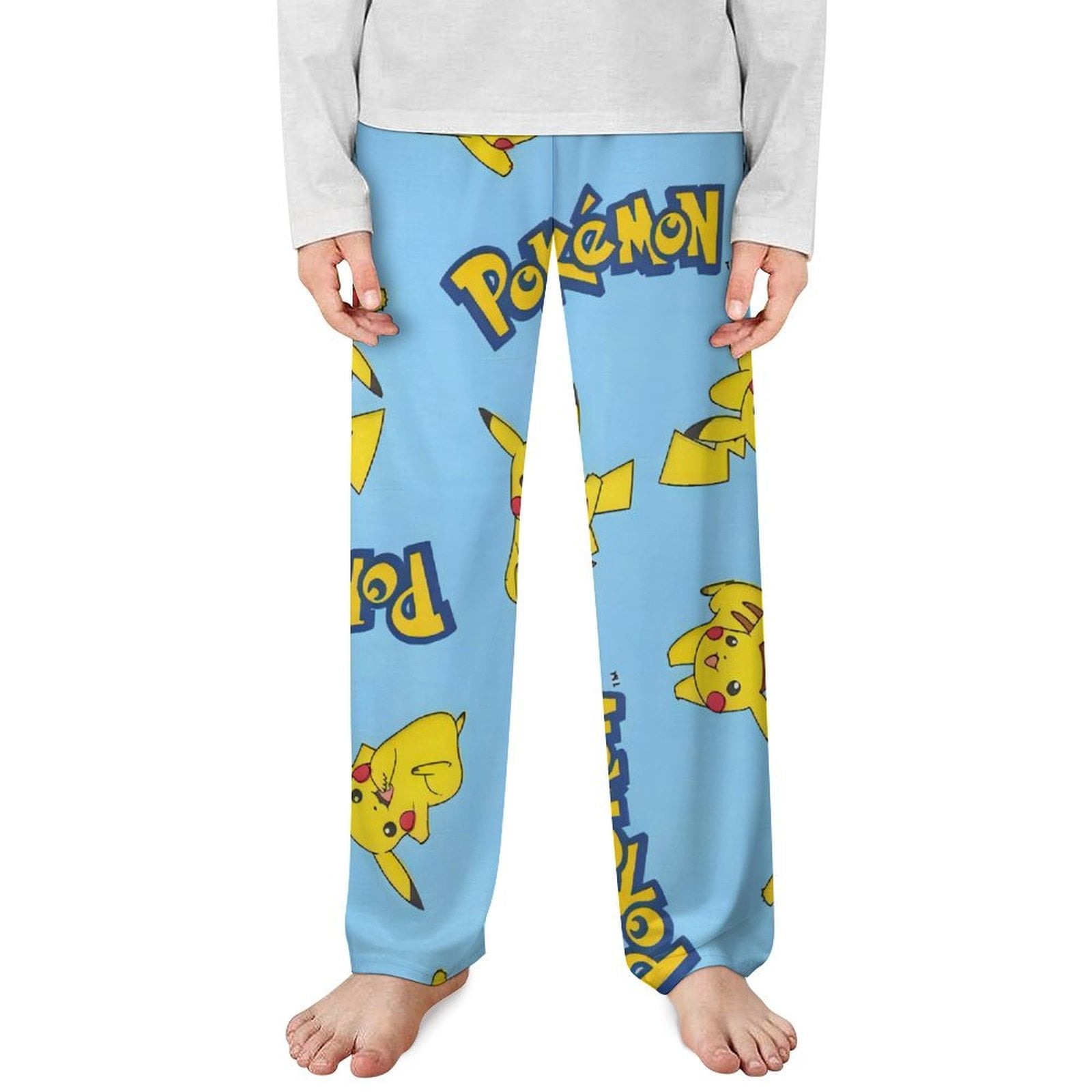 Pokemon Pikachu Boys Cartoon Straight Pajama Pants 100CM - Walmart.com
