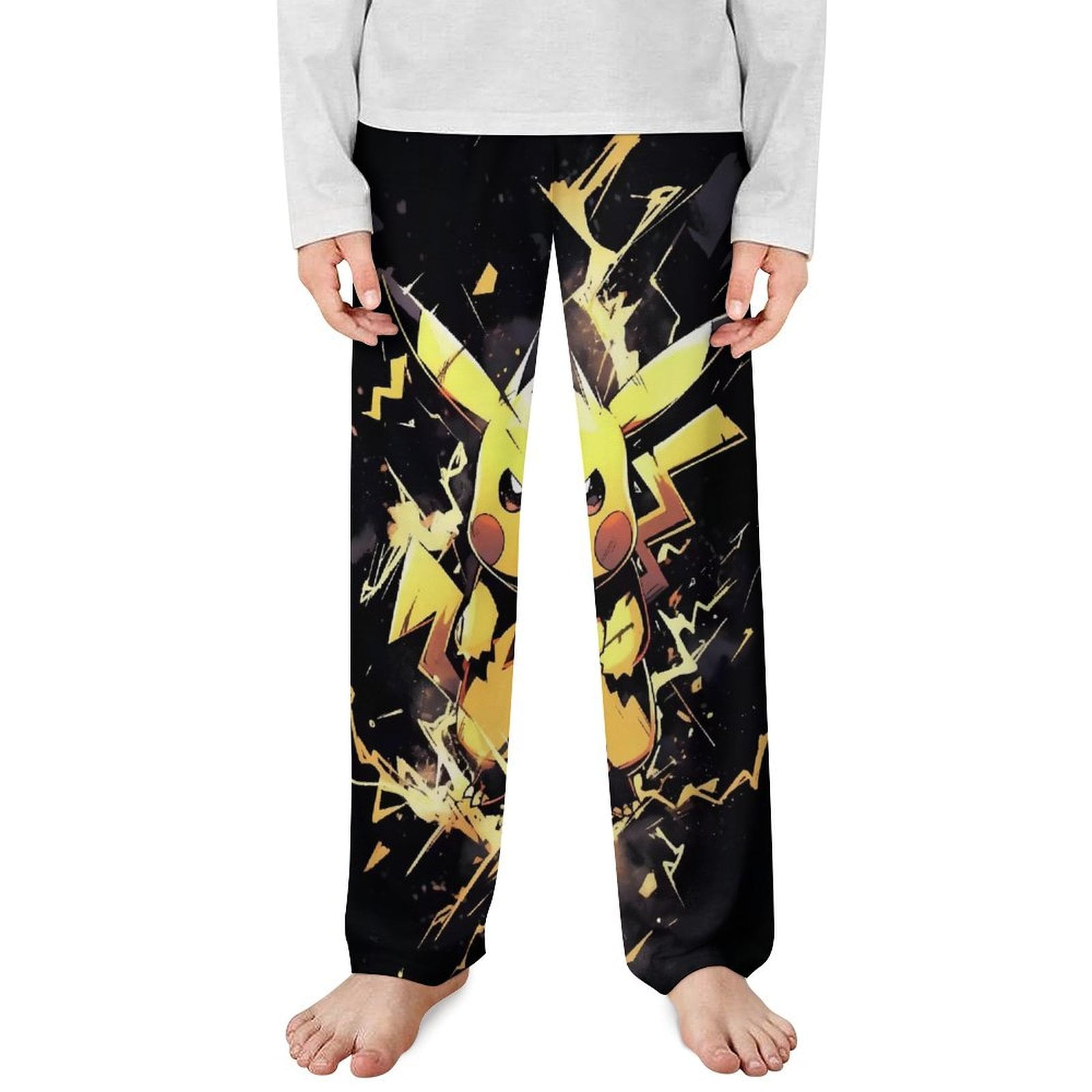 Pokemon Pikachu Boys Cartoon Straight Pajama Pants 120CM - Walmart.com