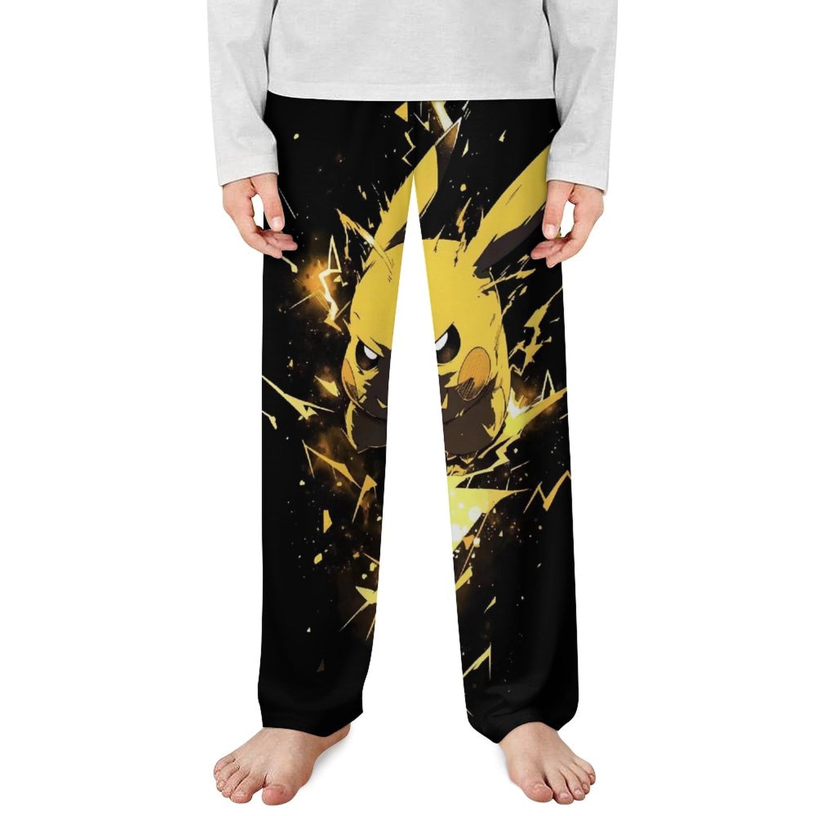 Pokemon Pikachu Boys Cartoon Straight Pajama Pants 160CM - Walmart.com