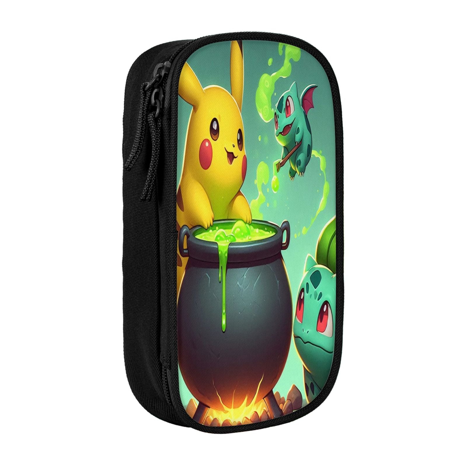Pokemon Pikachu Bulbasaur Holding Bubbling Cauldron Pencil Pouch,Pencil ...