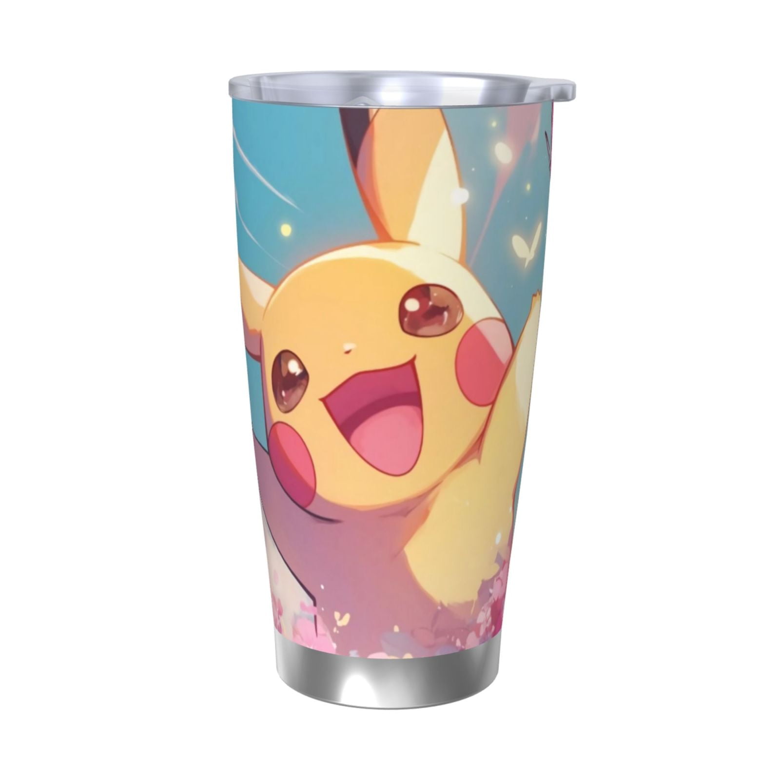 Pokemon-Pikachu Butterfly Water Bottle 20oz Stainless Steel Vacuum ...
