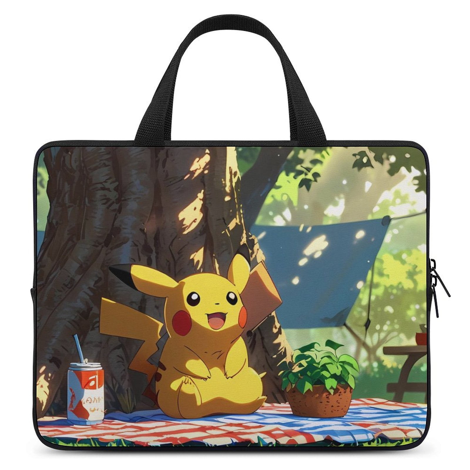 Pokemon-Pikachu Camping 13 Inch Laptop Bag,Expandable Computer Bag ...