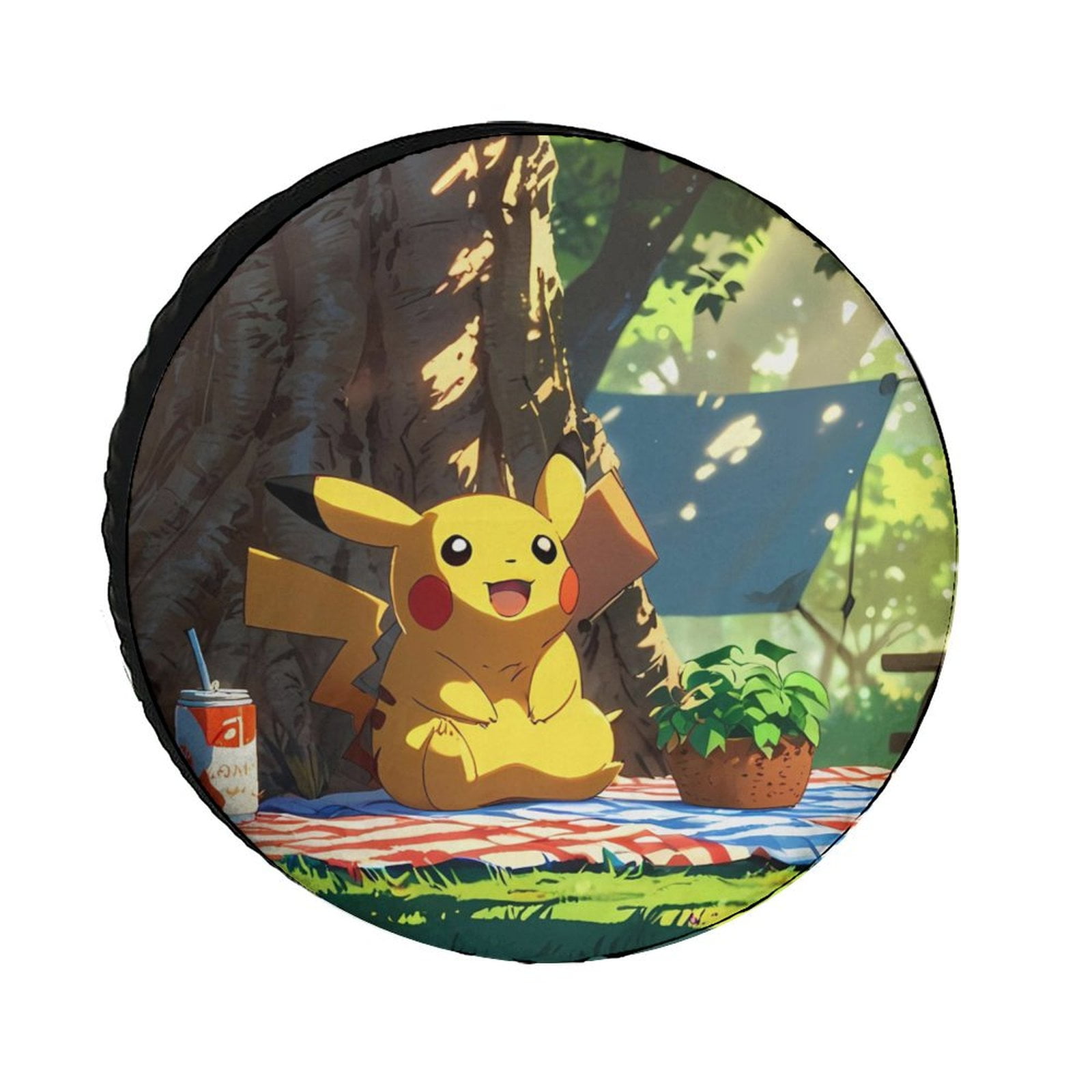 Pokemon-Pikachu Camping Waterproof Oxford Tire Covers, Spare Wheel ...