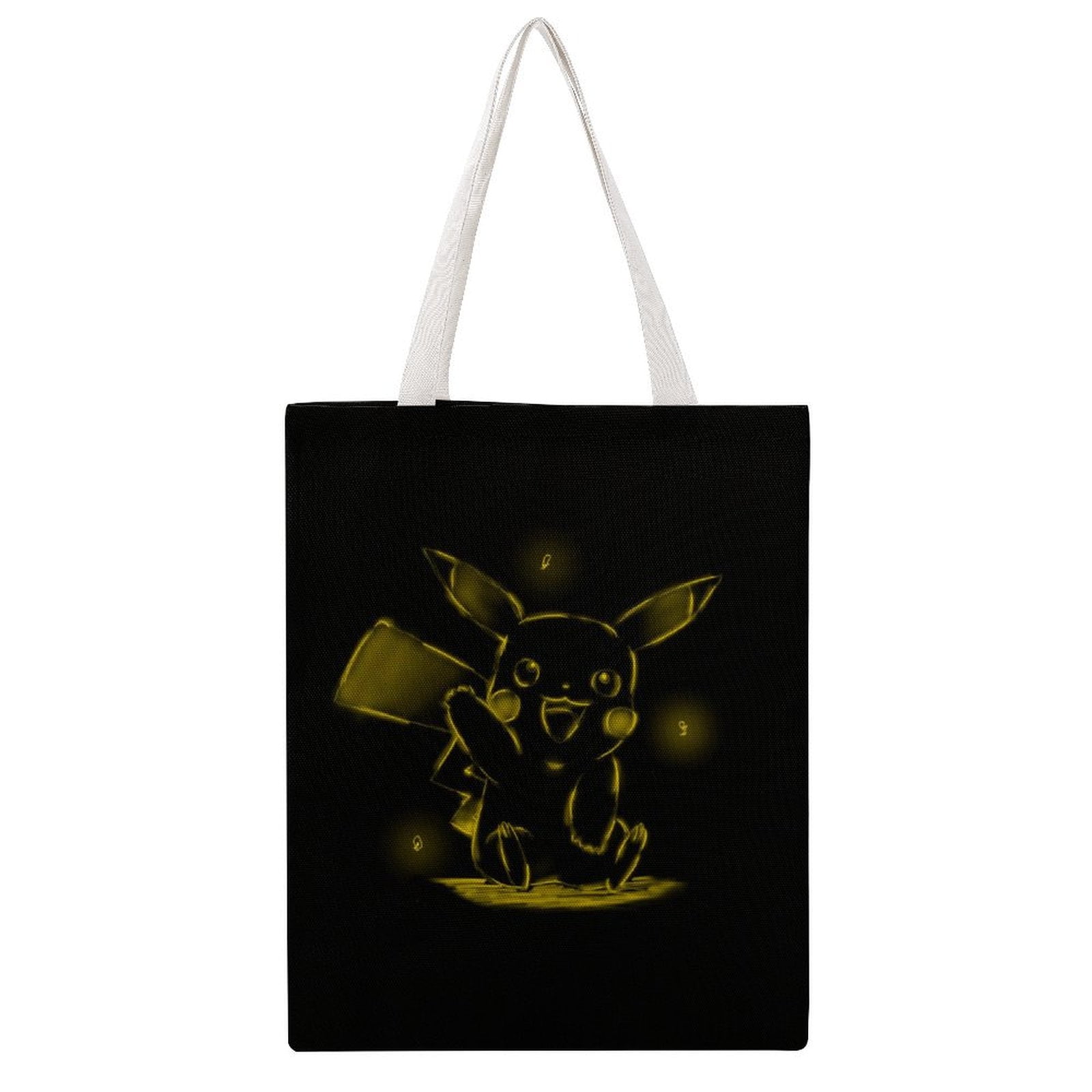 Pokemon Pikachu Canvas Tote Bag Beautiful Cute Shopping Tote Bag ...