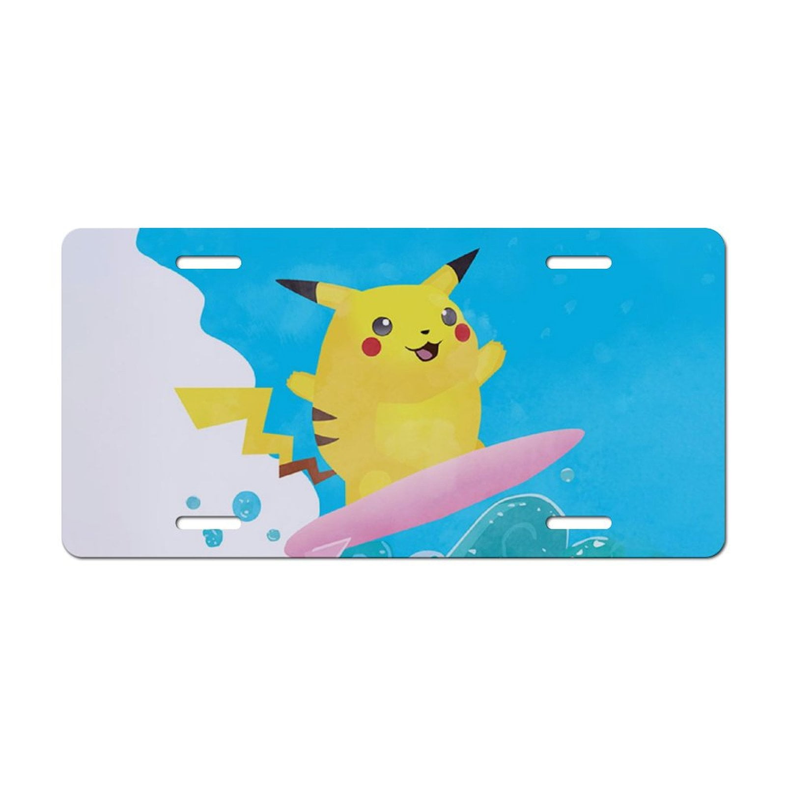 Pokemon_Pikachu Car License Plate Cute Anime License Plate Covers ...