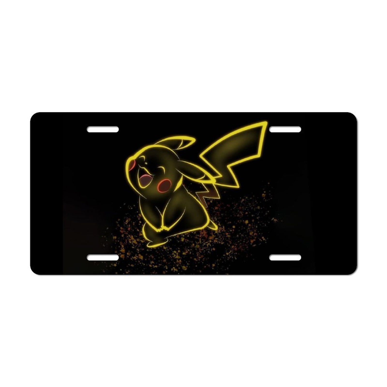 Pokemon_Pikachu Car License Plate Cute Anime License Plate Covers ...