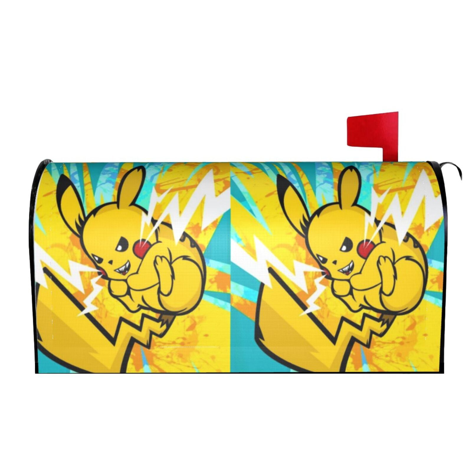 Pokemon Pikachu Cartoon Character Mailbox Cover Magnetic Standard Size ...