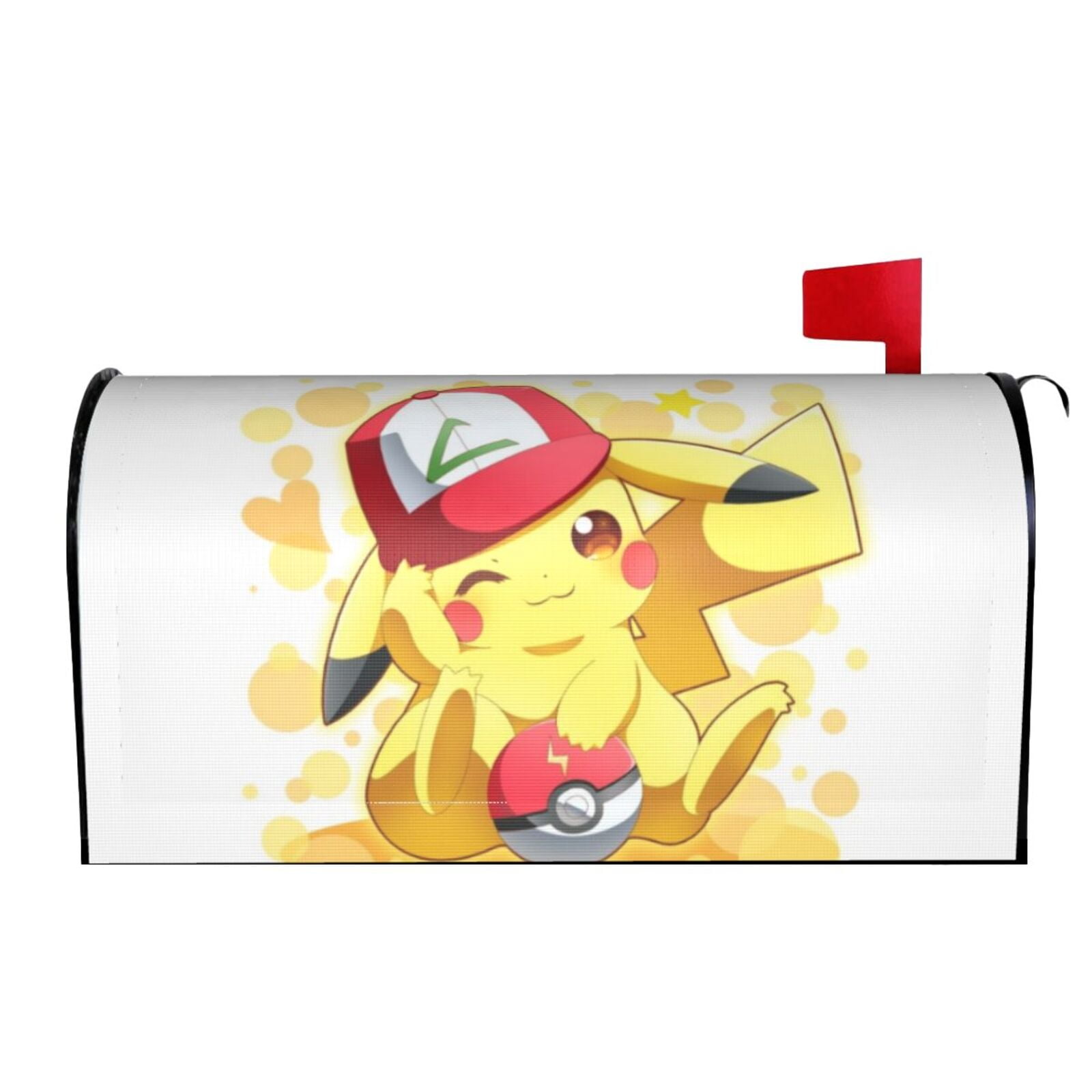 Pokemon Pikachu Cartoon Character Mailbox Cover Magnetic Standard Size ...