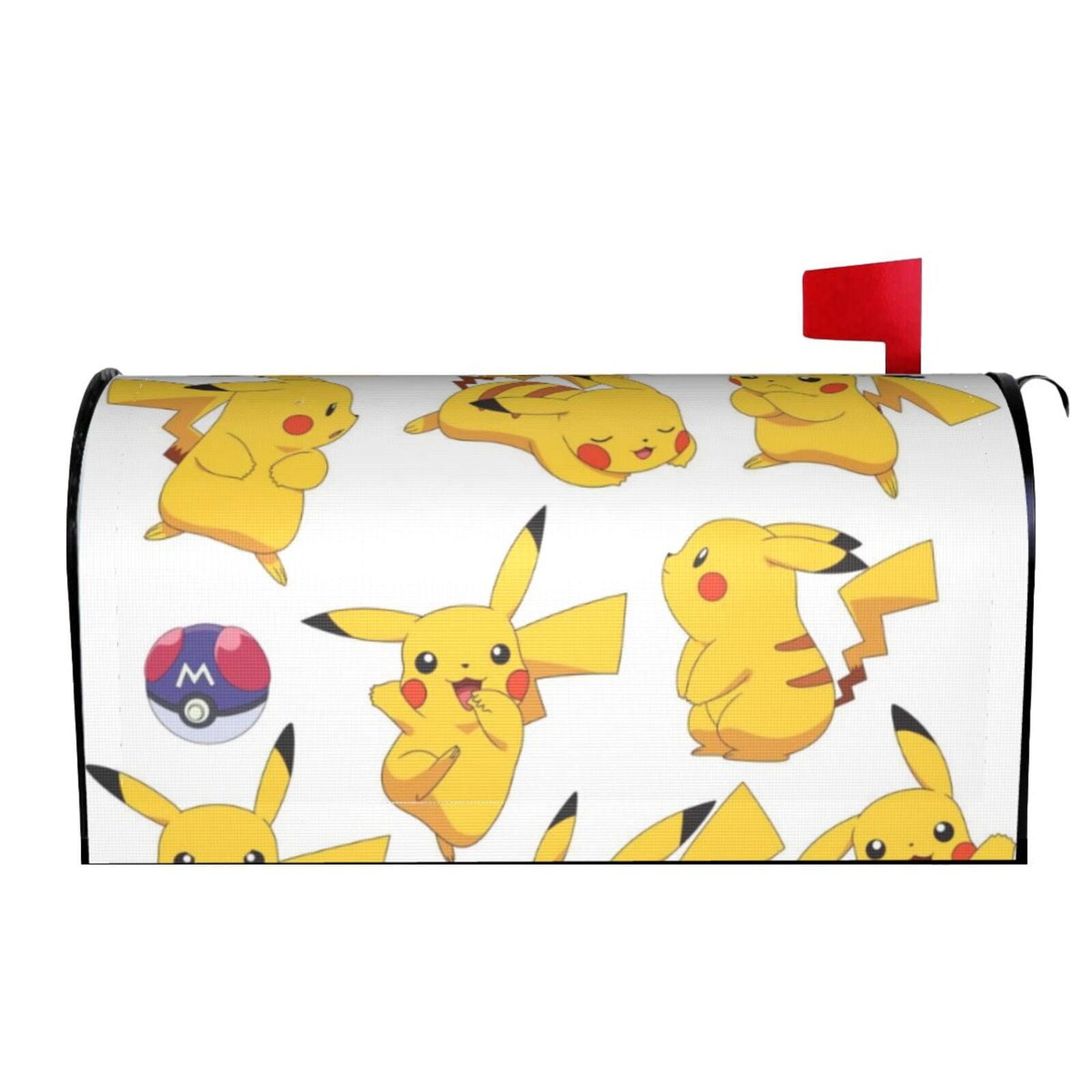 Pokemon Pikachu Cartoon Character Mailbox Cover Magnetic Standard Size ...
