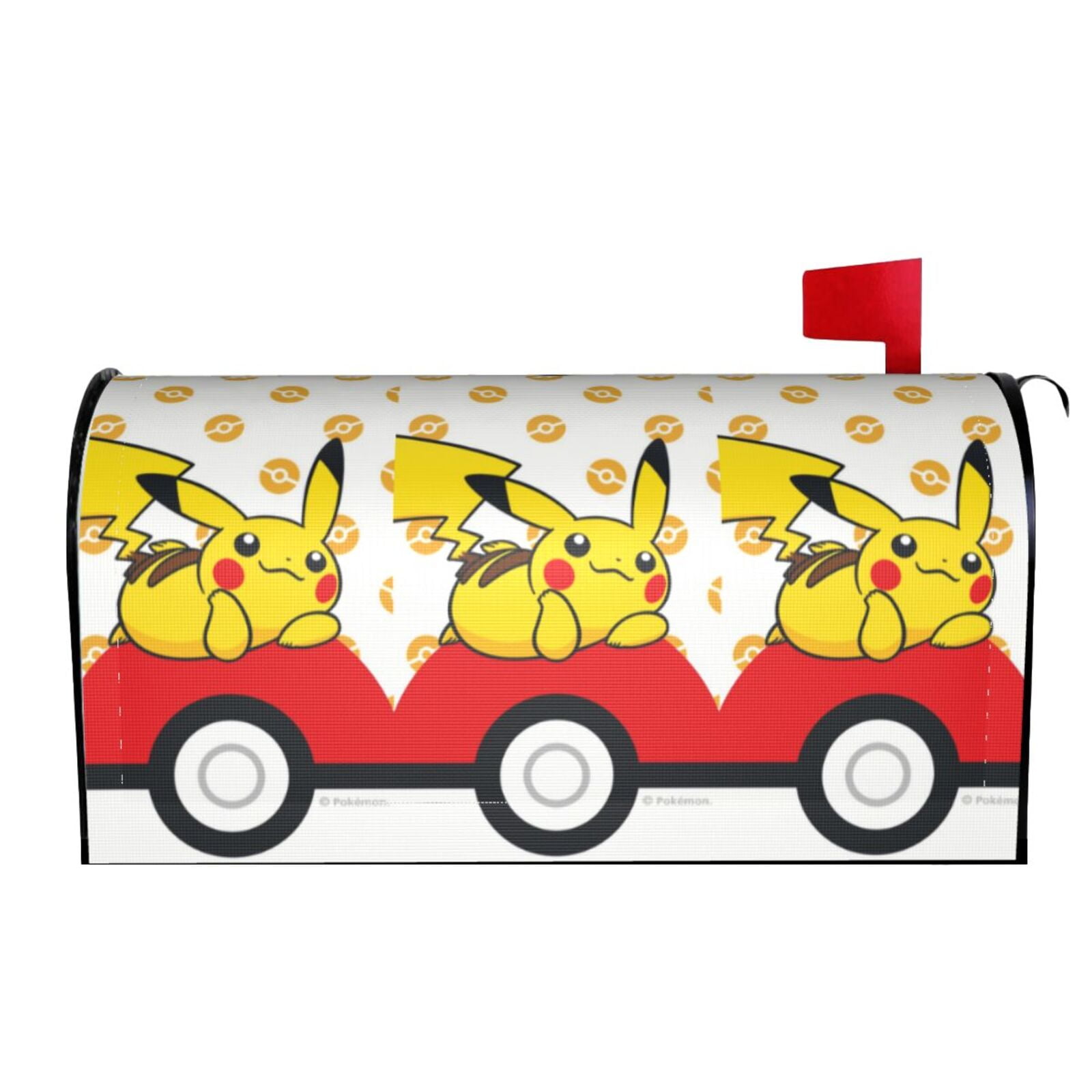 Pokemon-Pikachu Charizard Pokeball Cartoon Character Mailbox Cover ...
