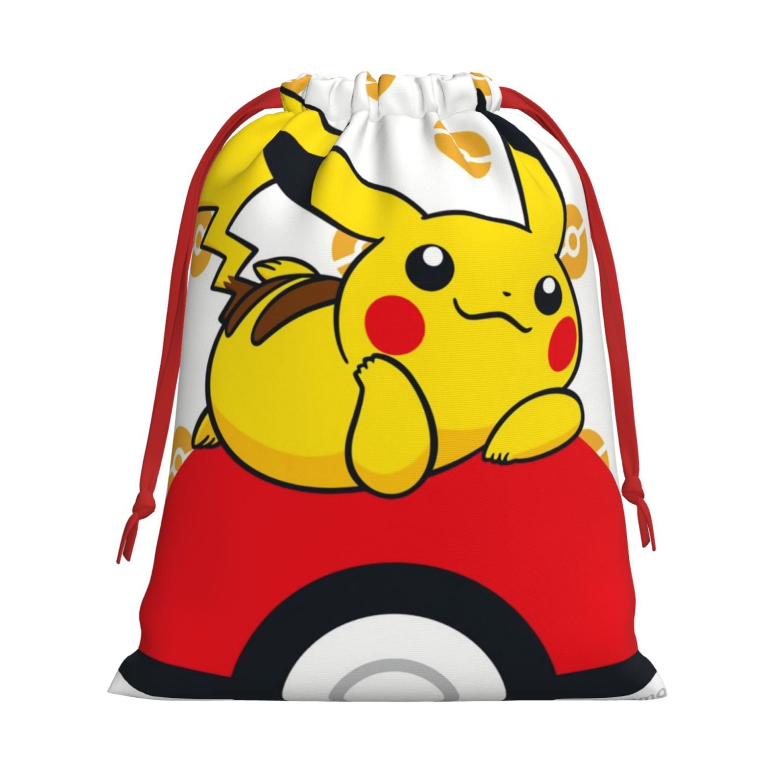 Pokemon-Pikachu Charizard Pokeball Drawstring Bag For Kids Adults Gifts ...