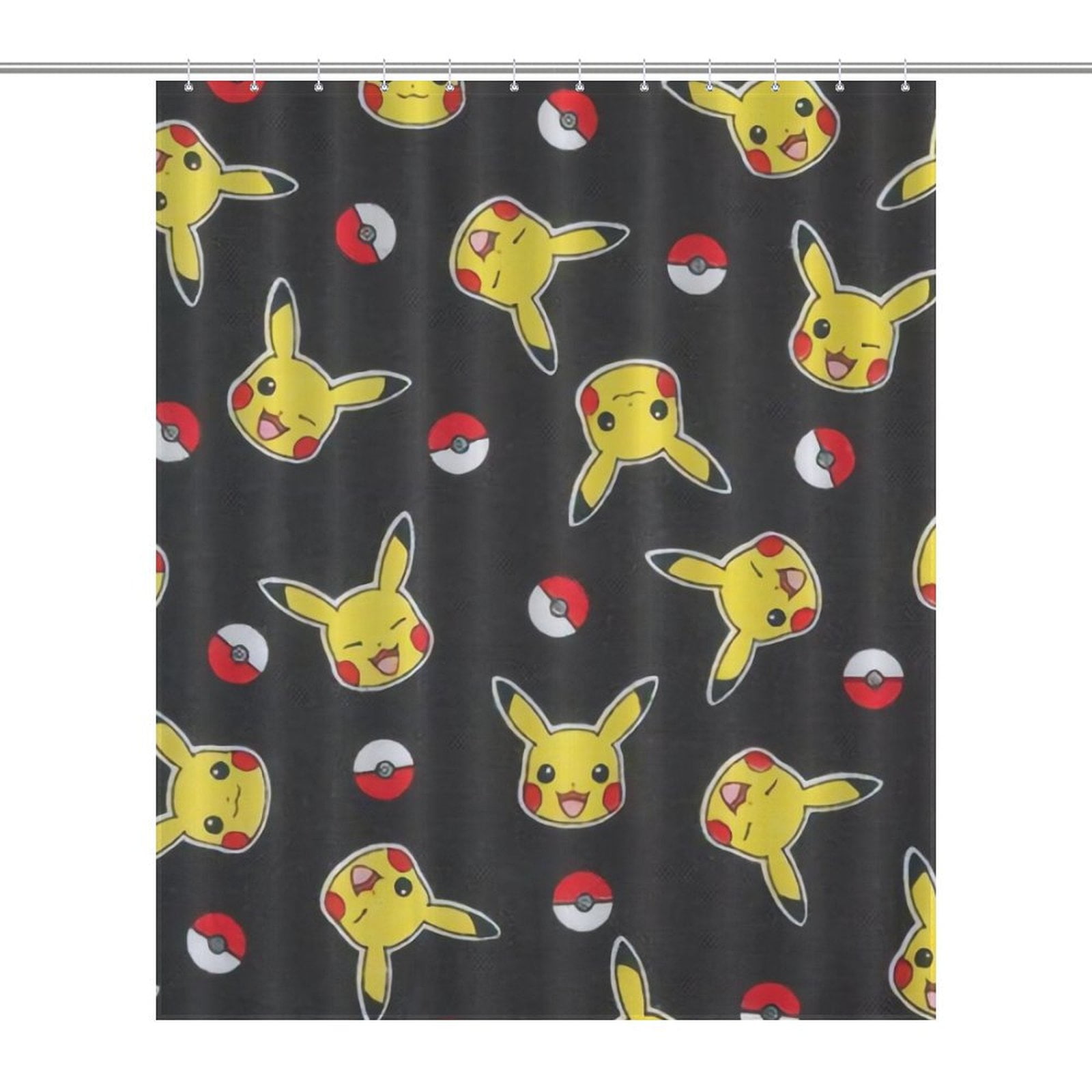 Pokemon-Pikachu Charizard Pokeball Shower Curtain,Shower Curtain liner ...