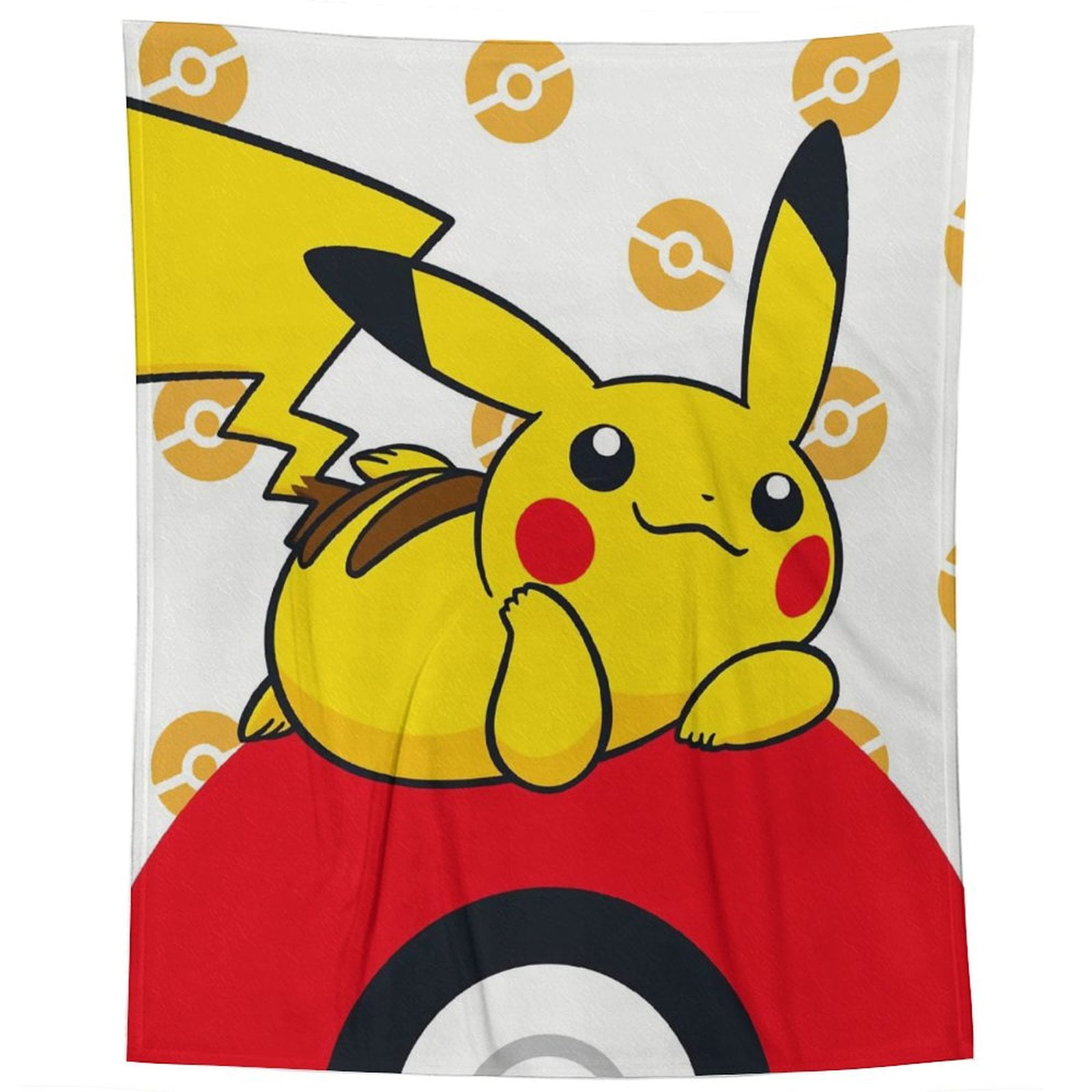 Pokemon-Pikachu Charizard Pokeball Throw Blanket Cozy Plush Lightweight ...