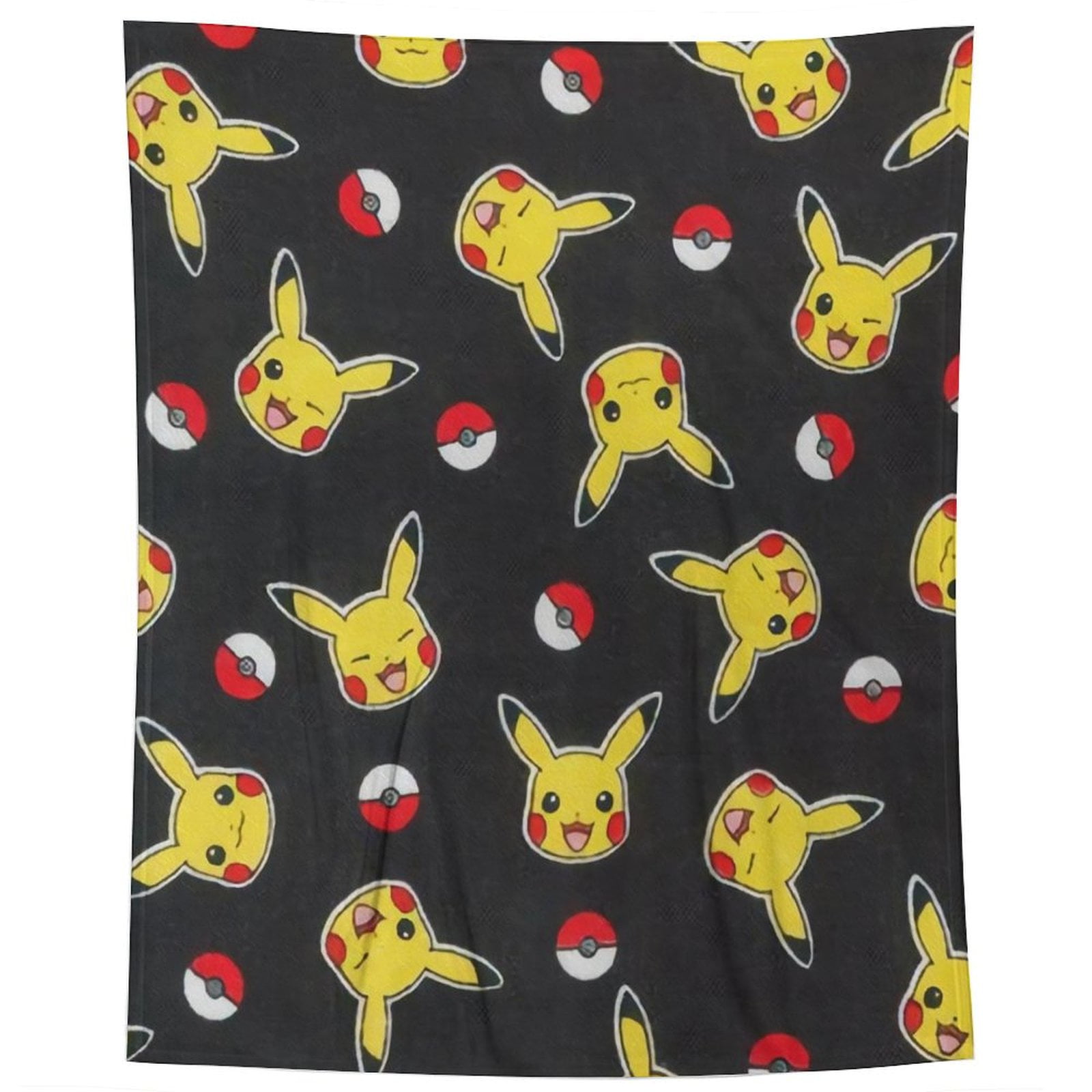 Pokemon-Pikachu Charizard Pokeball12 Throw Blanket Cozy Plush ...