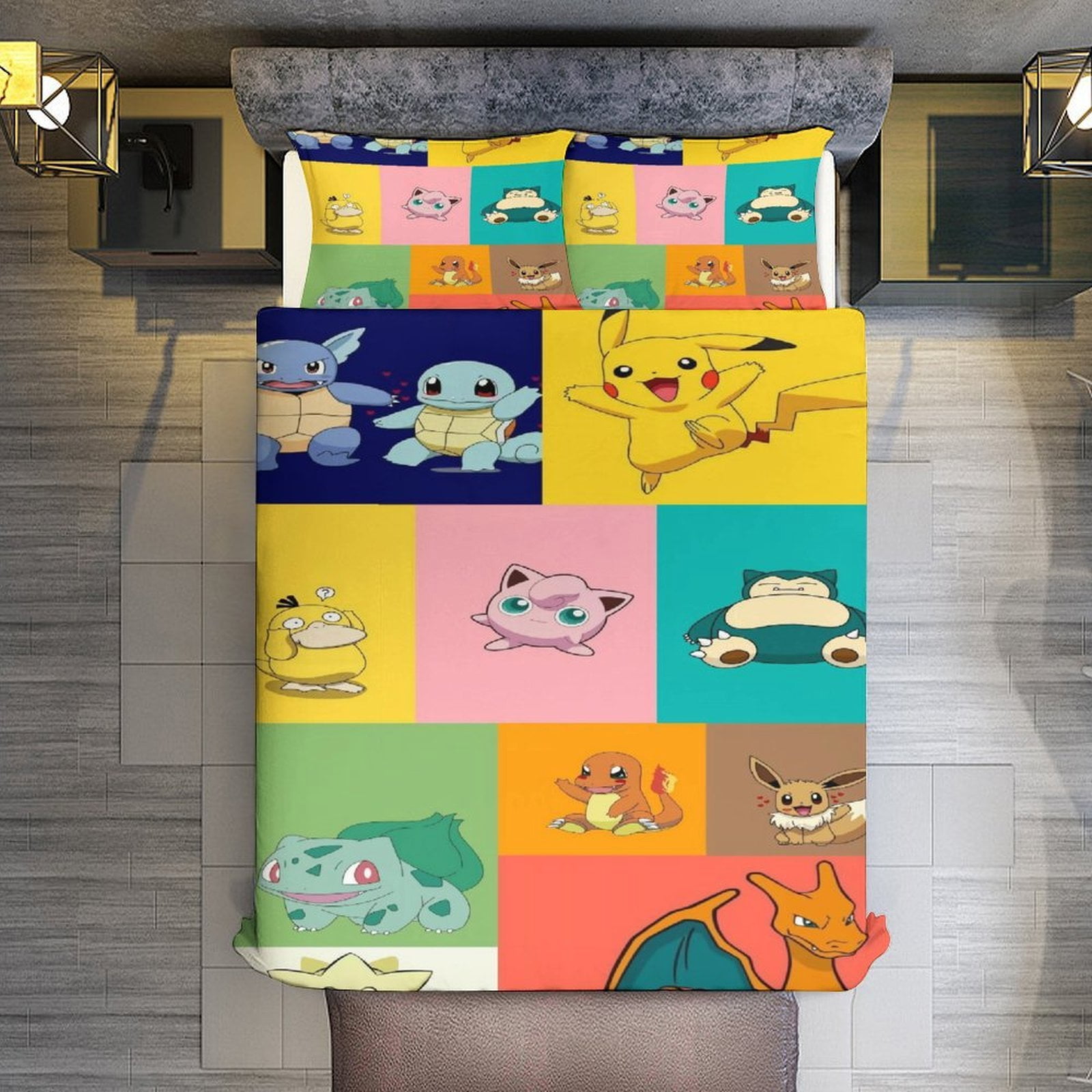 Pokemon-Pikachu Charmander-Charizard-Squirtle-Bulbasaur-Jigglypuff ...