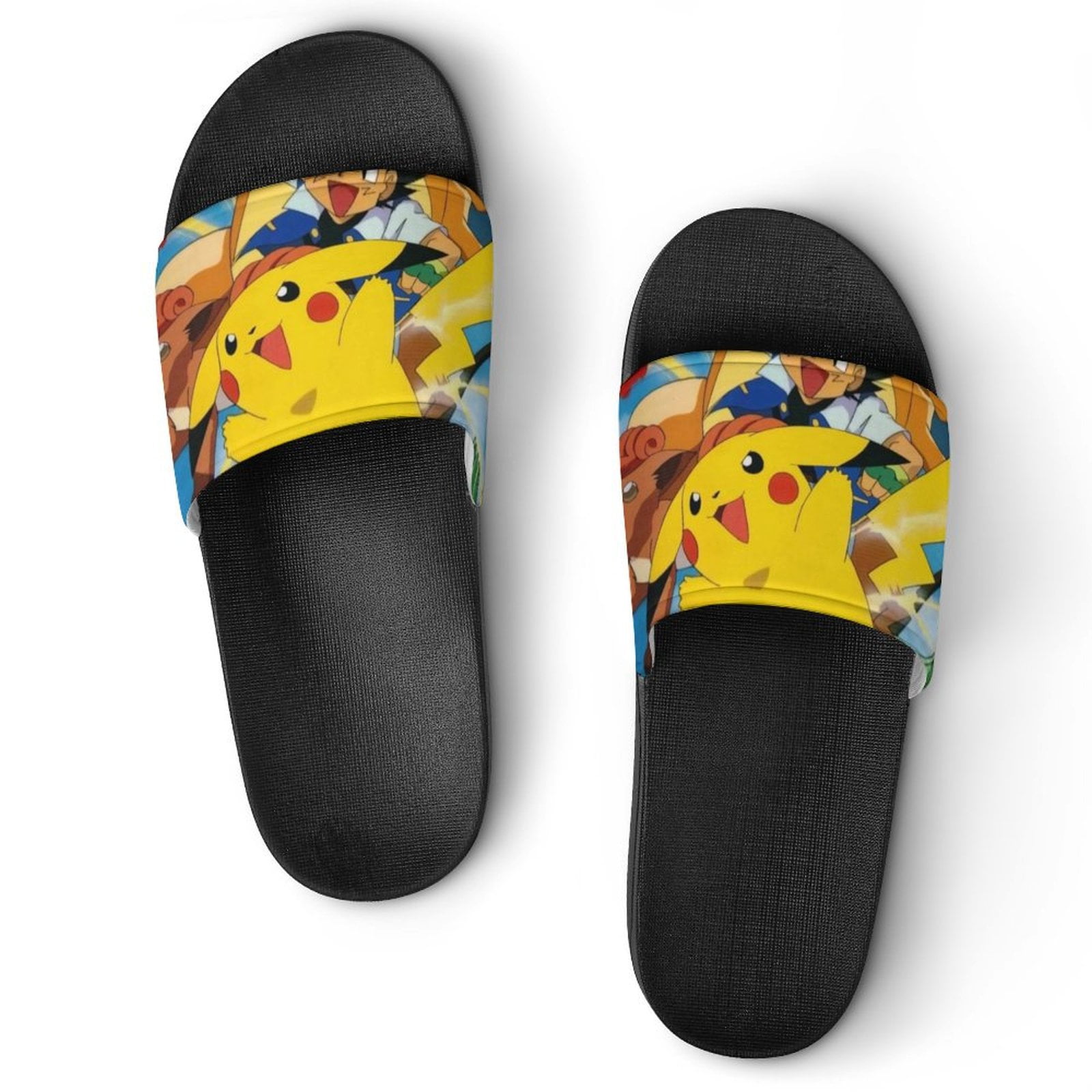 Pokemon Pikachu-Charmander Squirtle Bulbasaur Beach Sandals for Women ...