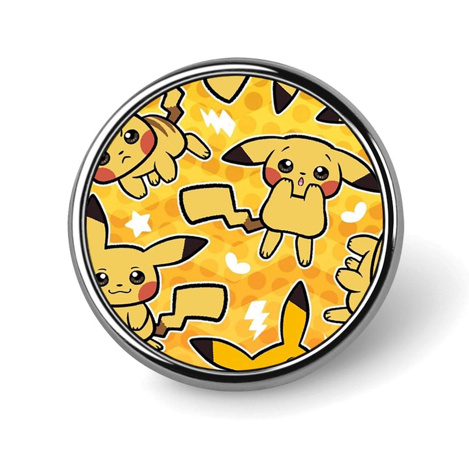 Pokemon Pikachu Circle Badges Round Chest Pins Brooch Decor Round ...