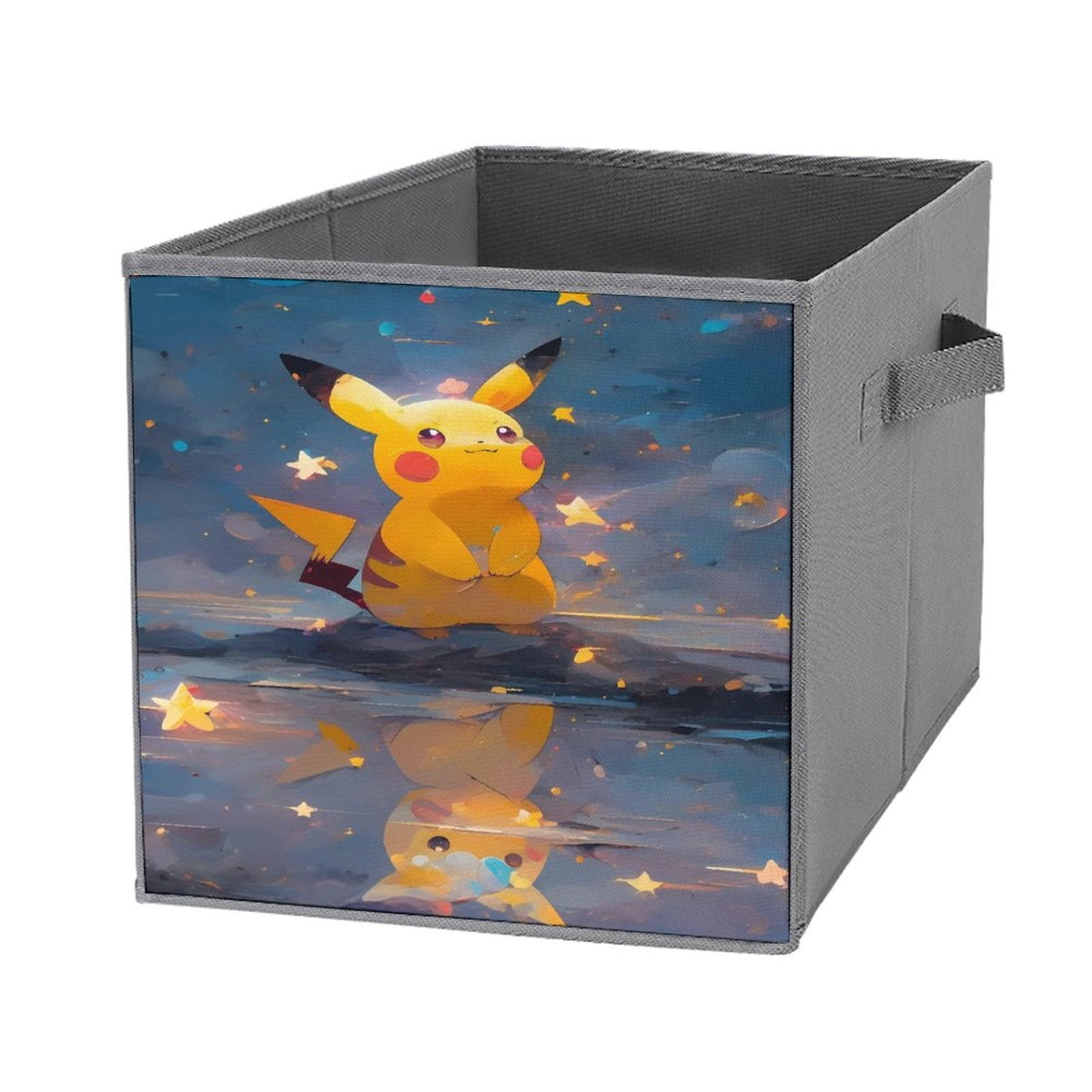 Pokemon Pikachu Collapsible Fabric Storage Cubes Organizer with Handles ...