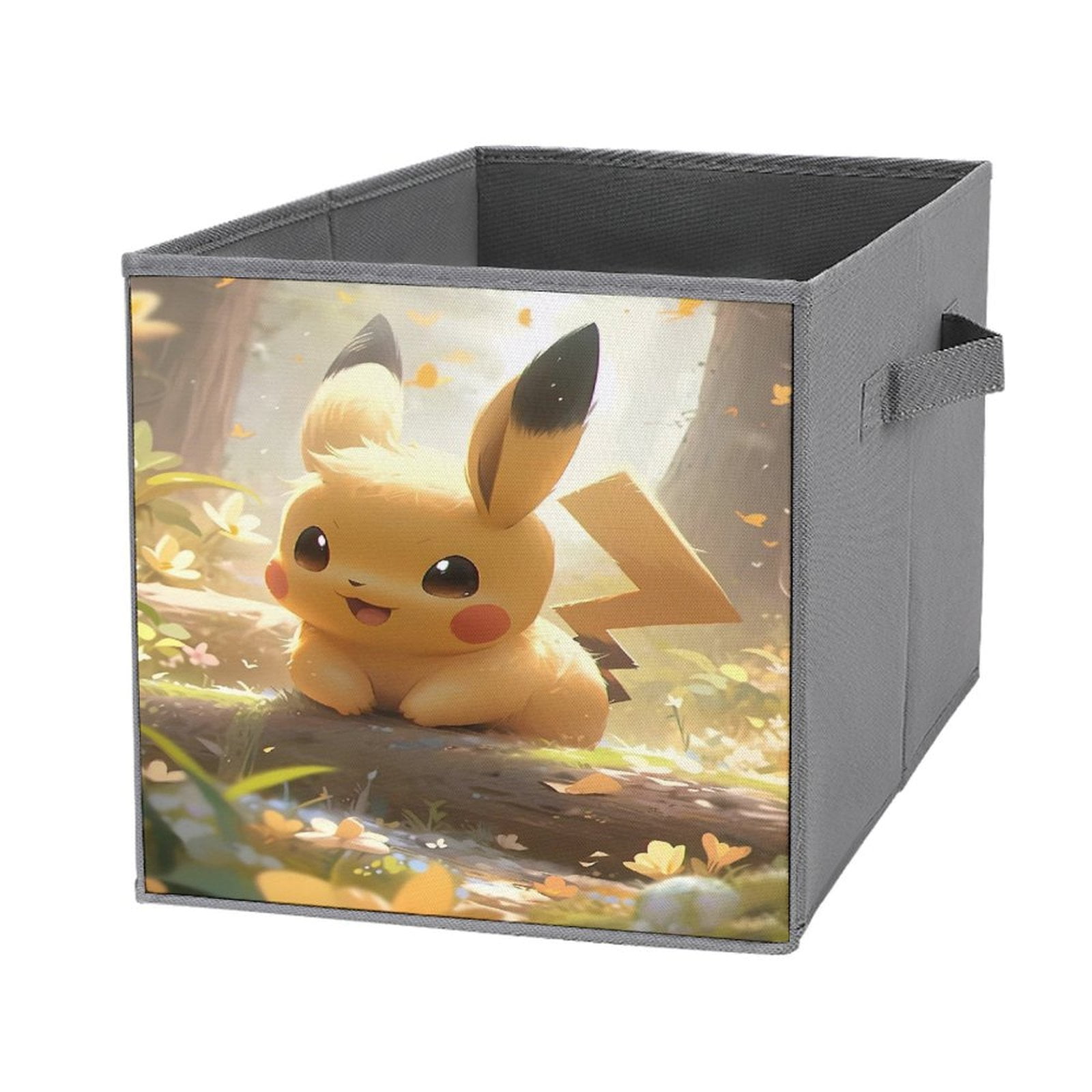 Pokemon Pikachu Collapsible Fabric Storage Cubes Organizer with Handles ...