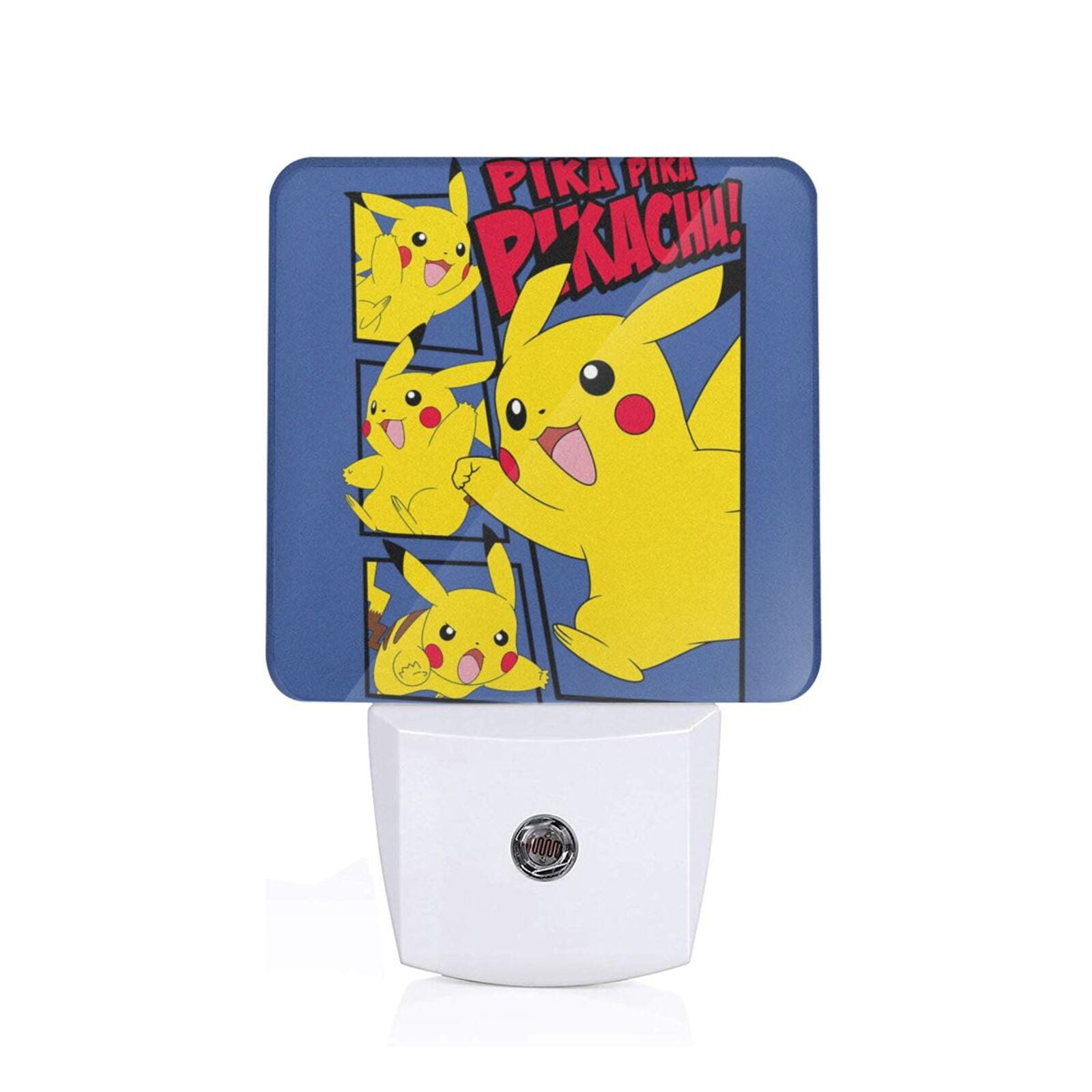 Pokemon-Pikachu Comic Panels LED Night Light Plug into Wall with Dusk ...