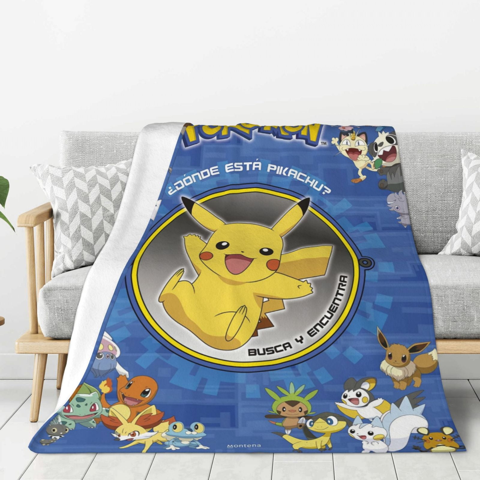 Pokemon Pikachu Cooling Blanket,Throw Blanket,Fleece Blanket ...