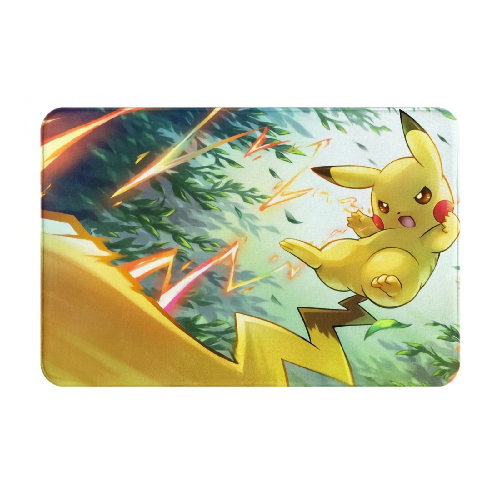 Pokemon-Pikachu Cracks A Joke Bathroom Rug Mat,Extra Soft Absorbent ...