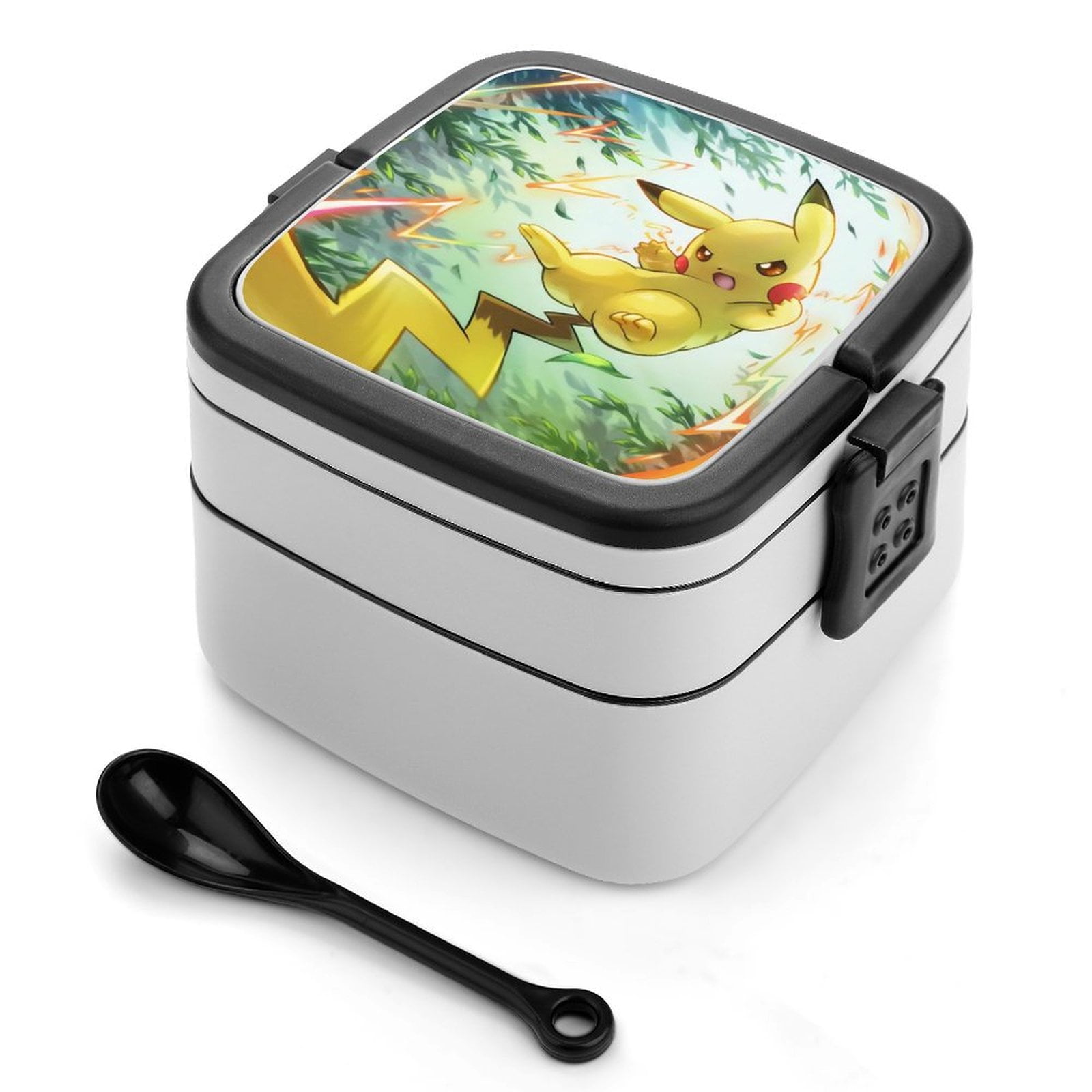 Pokemon-Pikachu Cracks A Joke Lunch Boxes 1000 ML Double Layer Bento ...