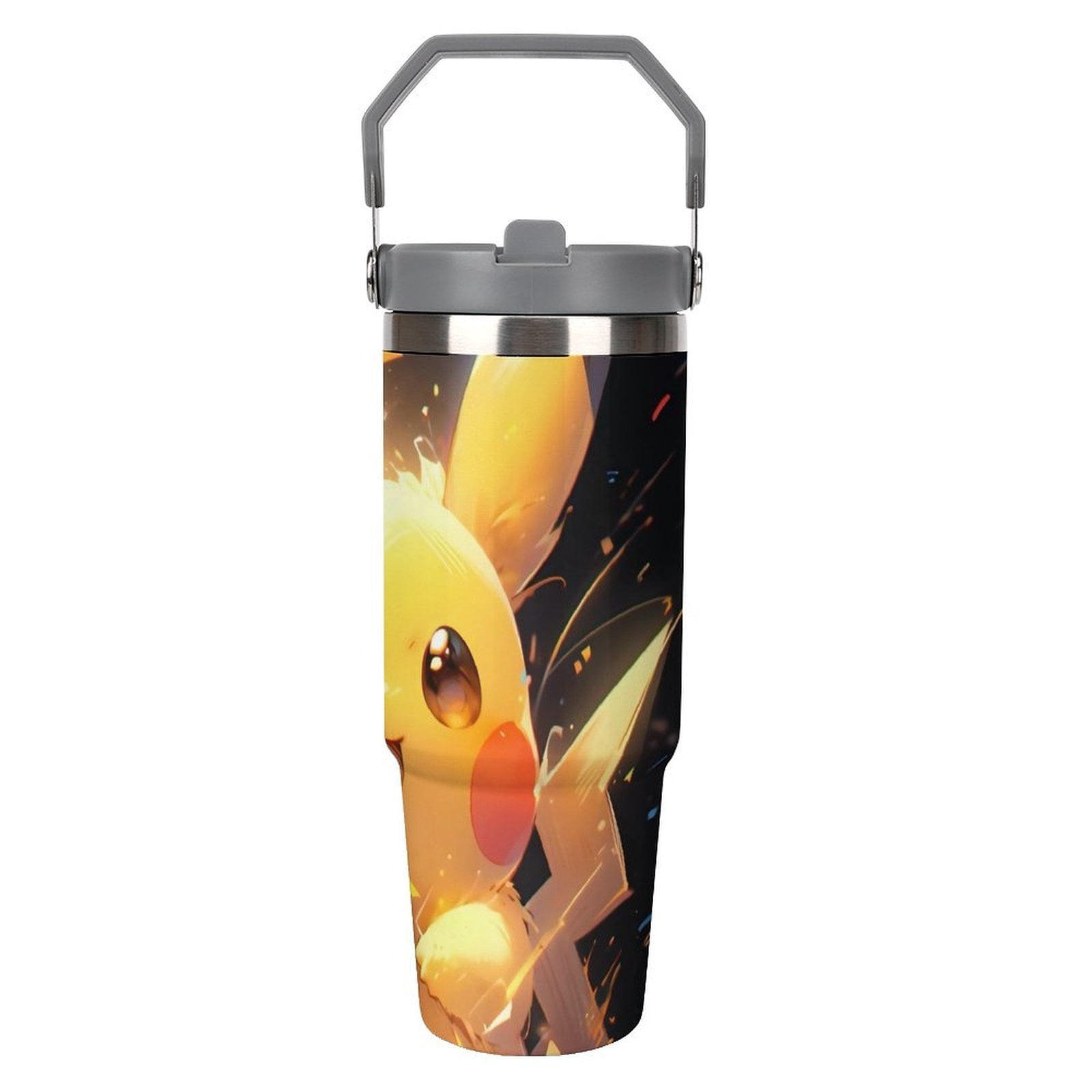 Pokemon-Pikachu Cracks A Joke2 Stainless Steel Tumbler Car Cup 30 Oz ...
