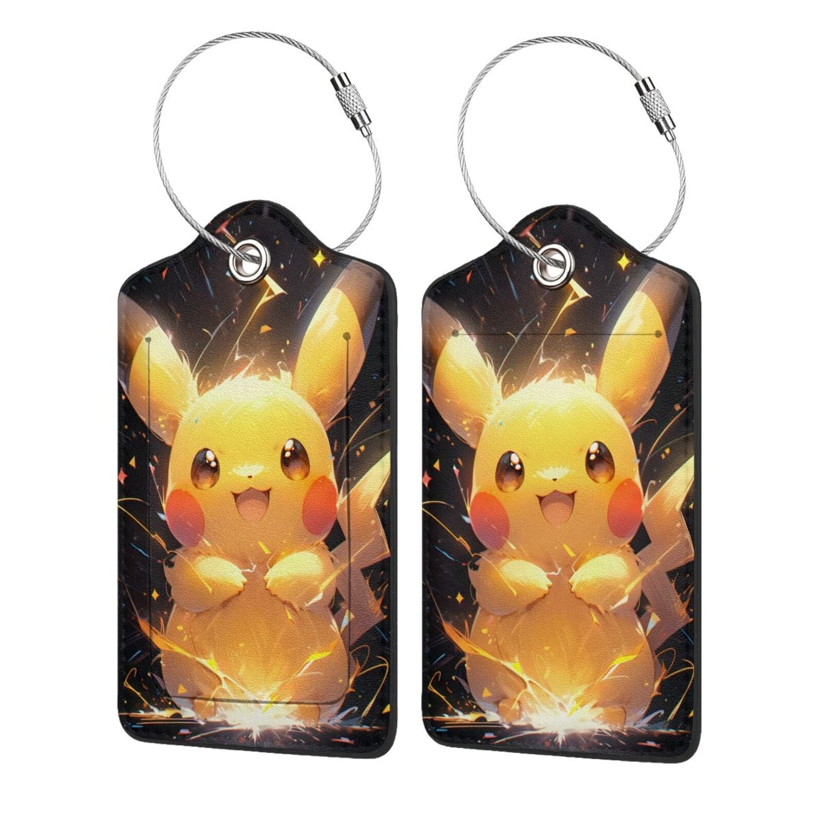 Pokemon-Pikachu Cracks a Joke2 Luggage Tags for Suitcases Travel ID ...