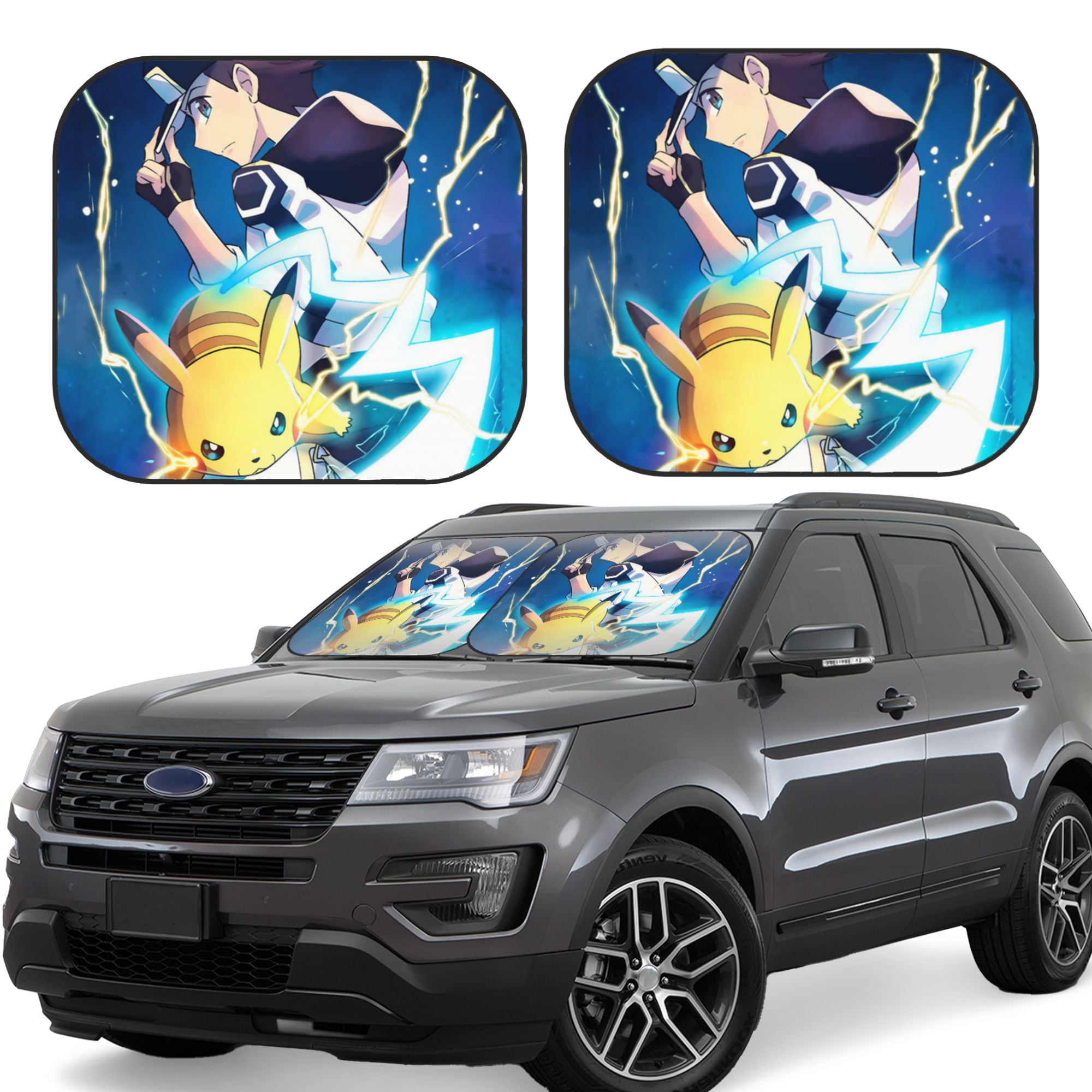 Pokemon Pikachu Eevee Squirtle wartortle Umbreon Raichu Car Windshield ...