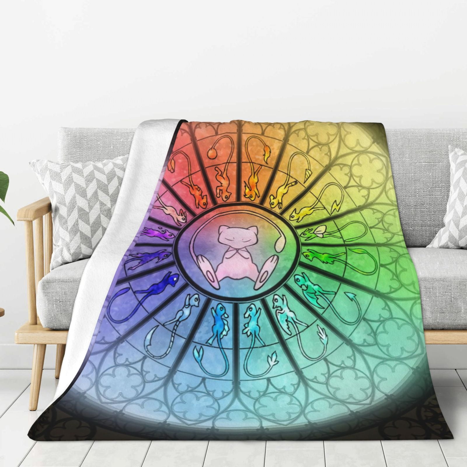 Pokemon- Pikachu Eevee evolutions. Blanket for Couch - Super Soft Cozy ...