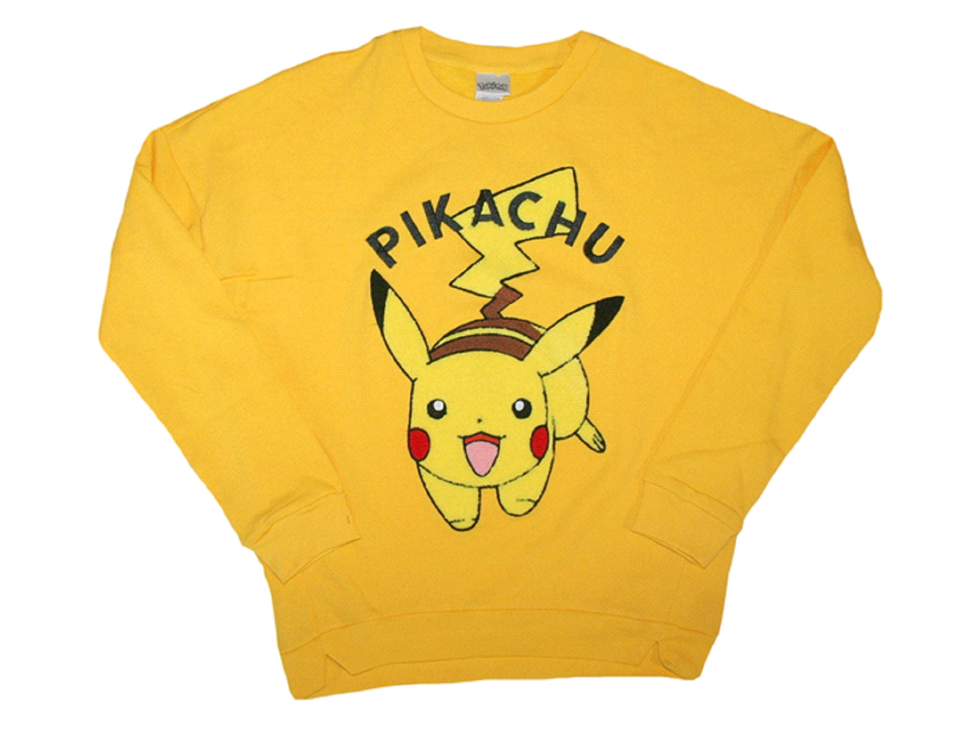 Pokemon Pikachu Embroidered Graphics Junior Women's Sweatshirt ...