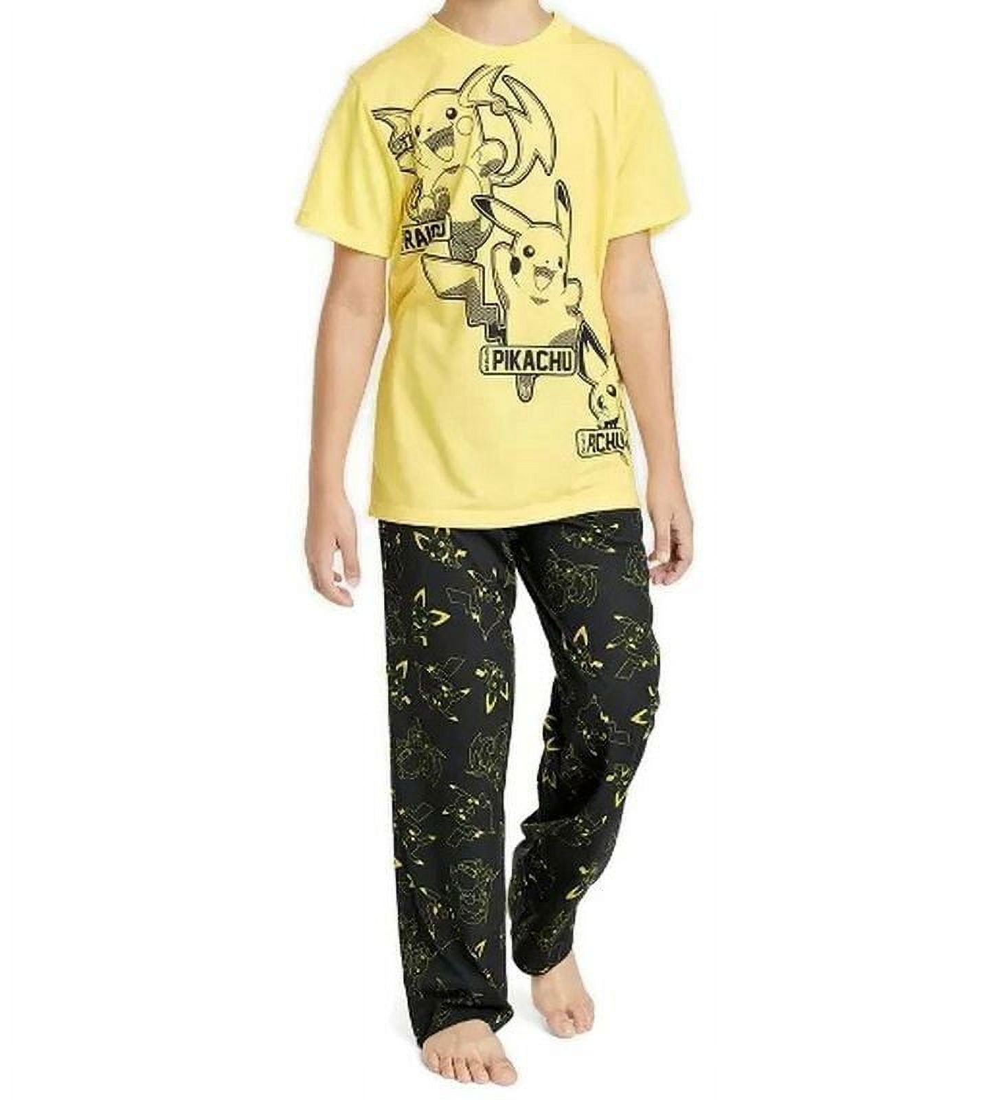 Pokemon Pikachu Evolution Boy's 2-Piece Pajama Pants Set, Size S 6/7 ...