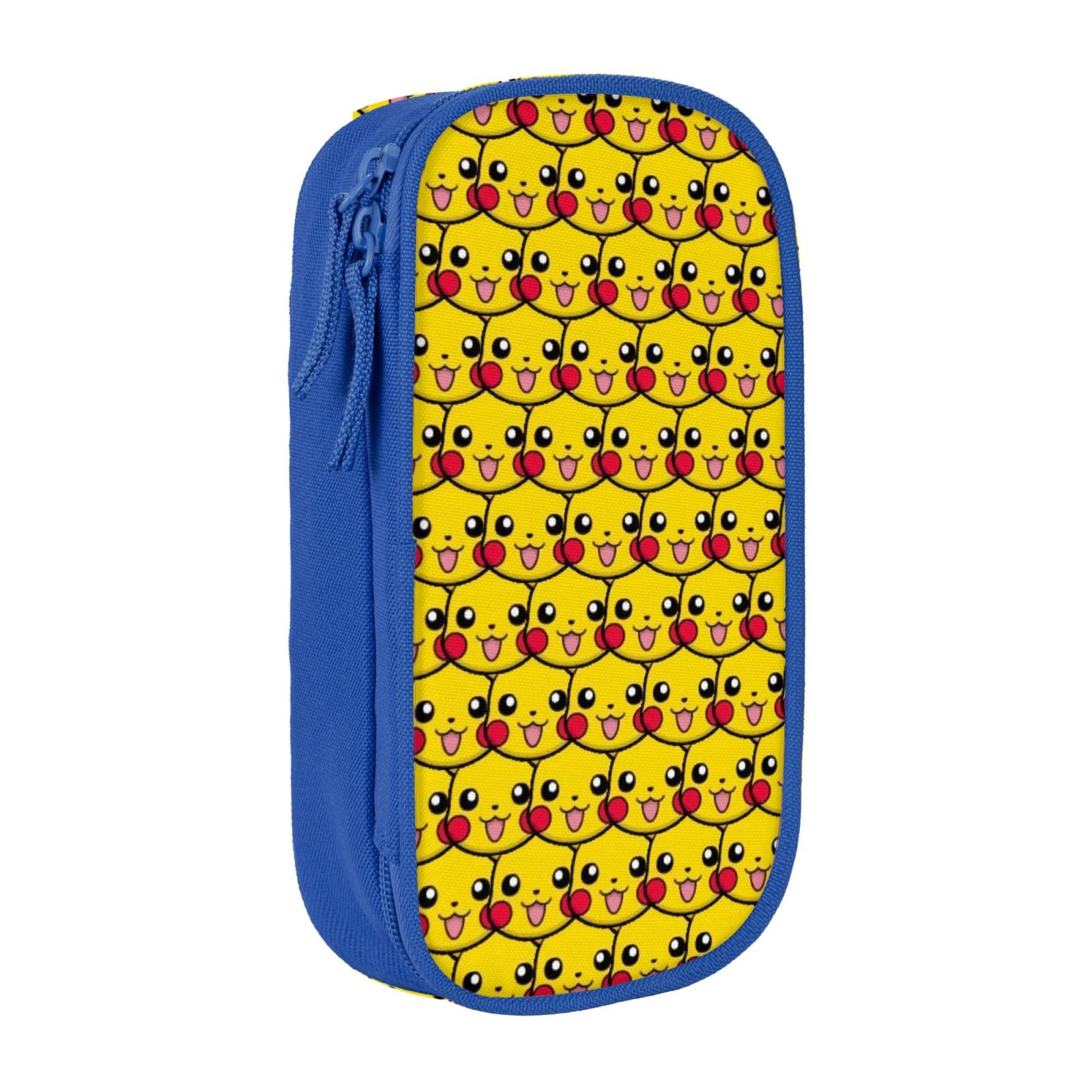 Pokemon-Pikachu Face Pencil Case,Pencil Pouch,Big Pencil Bag Pouch Box ...