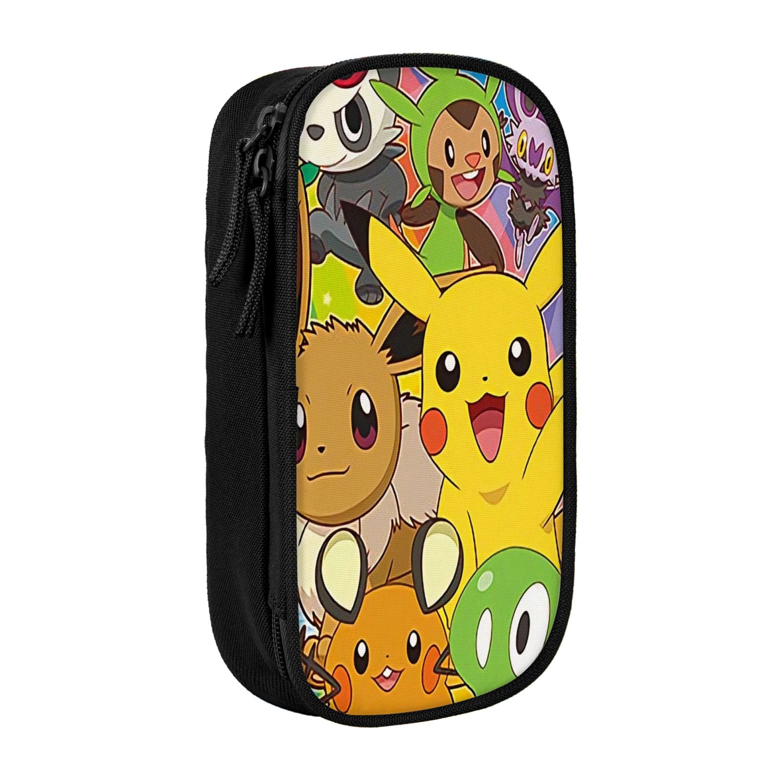 Pokemon-Pikachu & Friends Pencil Pouch,Pencil Case,Big Pencil Bag Pouch ...