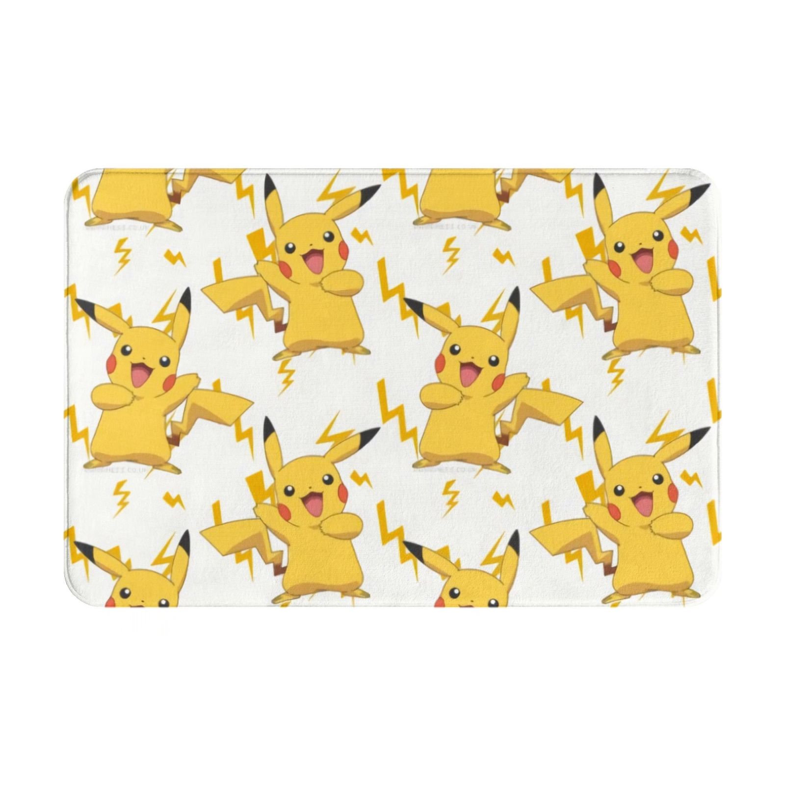 Pokemon-Pikachu Game Bathroom Rugs,Bath Mats for Bathroom Non-Slip ...
