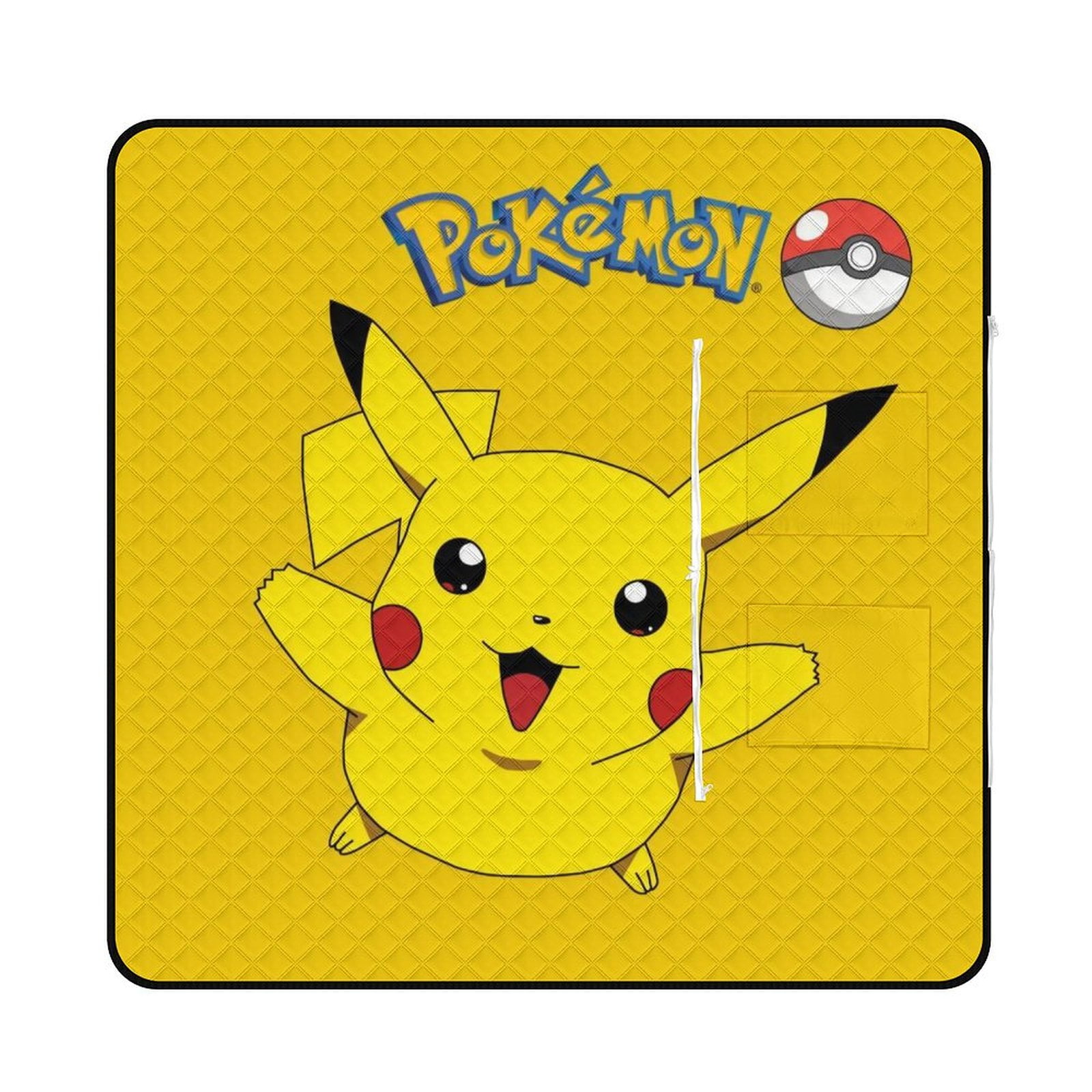 Pokemon-Pikachu Game Extra Large Picnic Outdoor Blanket,59 x 59 ...
