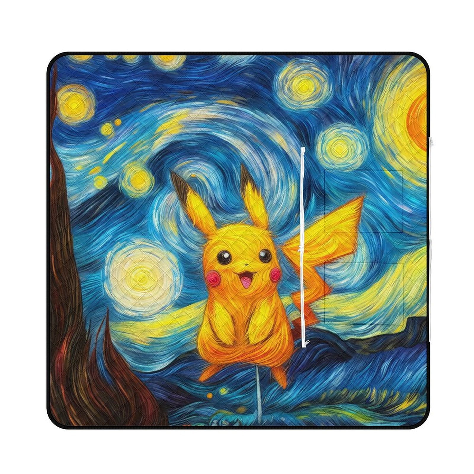 Pokemon-Pikachu Game Extra Large Picnic Outdoor Blanket,59 x 59 ...