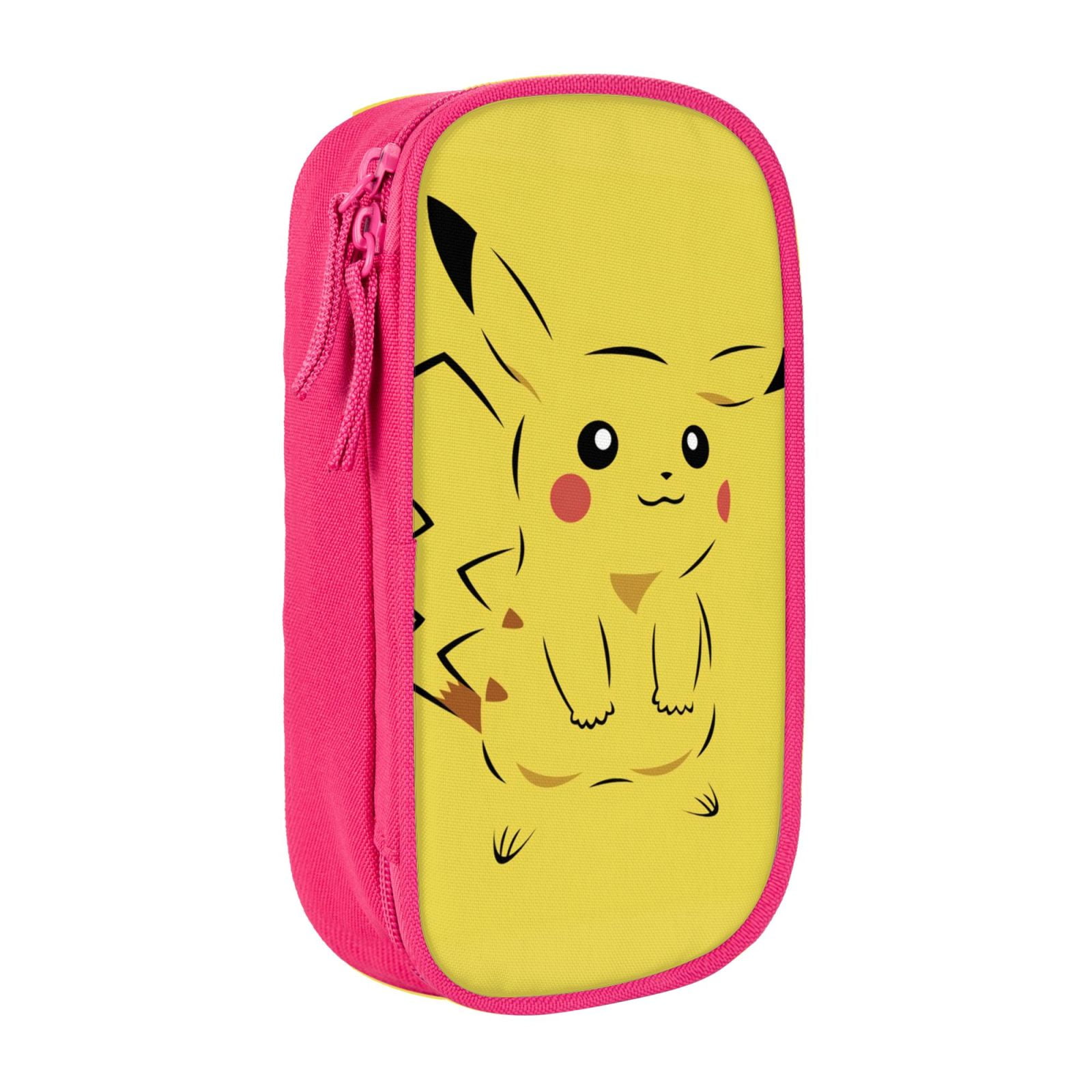 Pokemon-Pikachu Game Pencil Case,Big Capacity Pencil Pouch Stationery ...