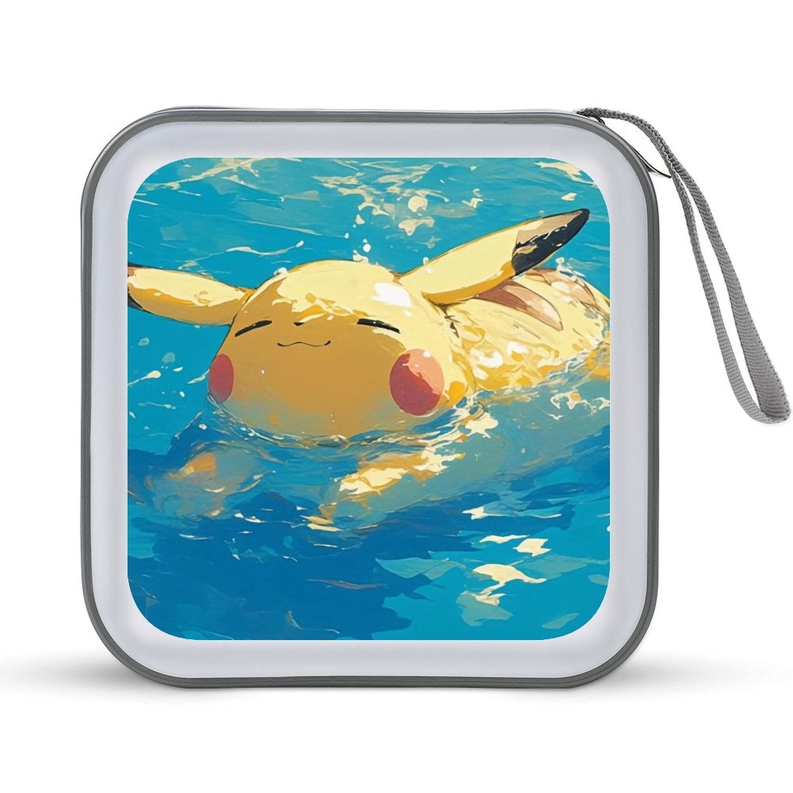 Pokemon-Pikachu Game Swimming CD Case, 40 Capacity VCD/DVD Case Holders ...