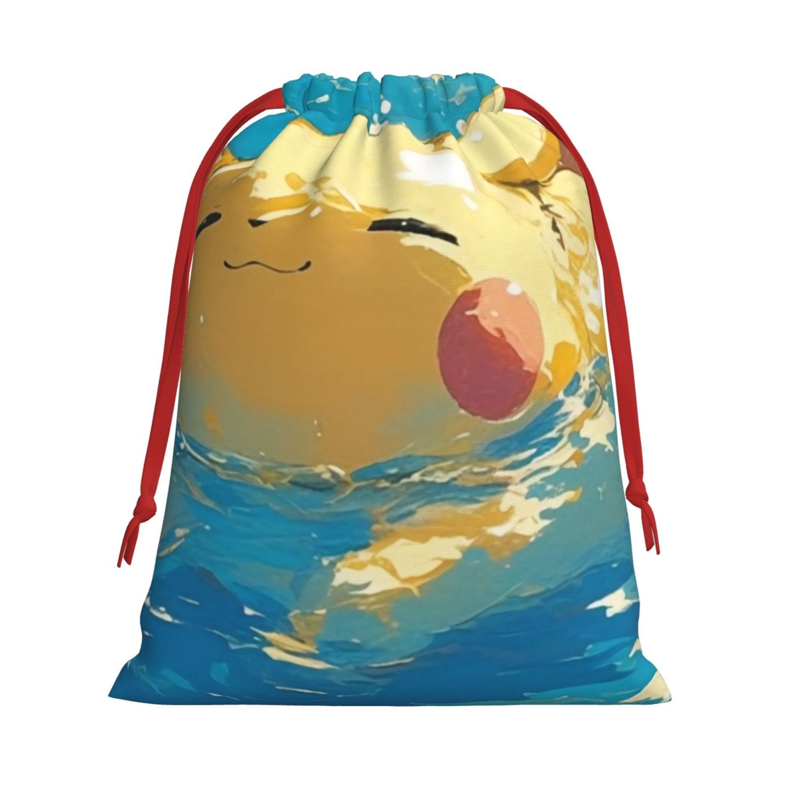 Pokemon-Pikachu Game Swimming Drawstring Bag For Kids Adults Gifts ...
