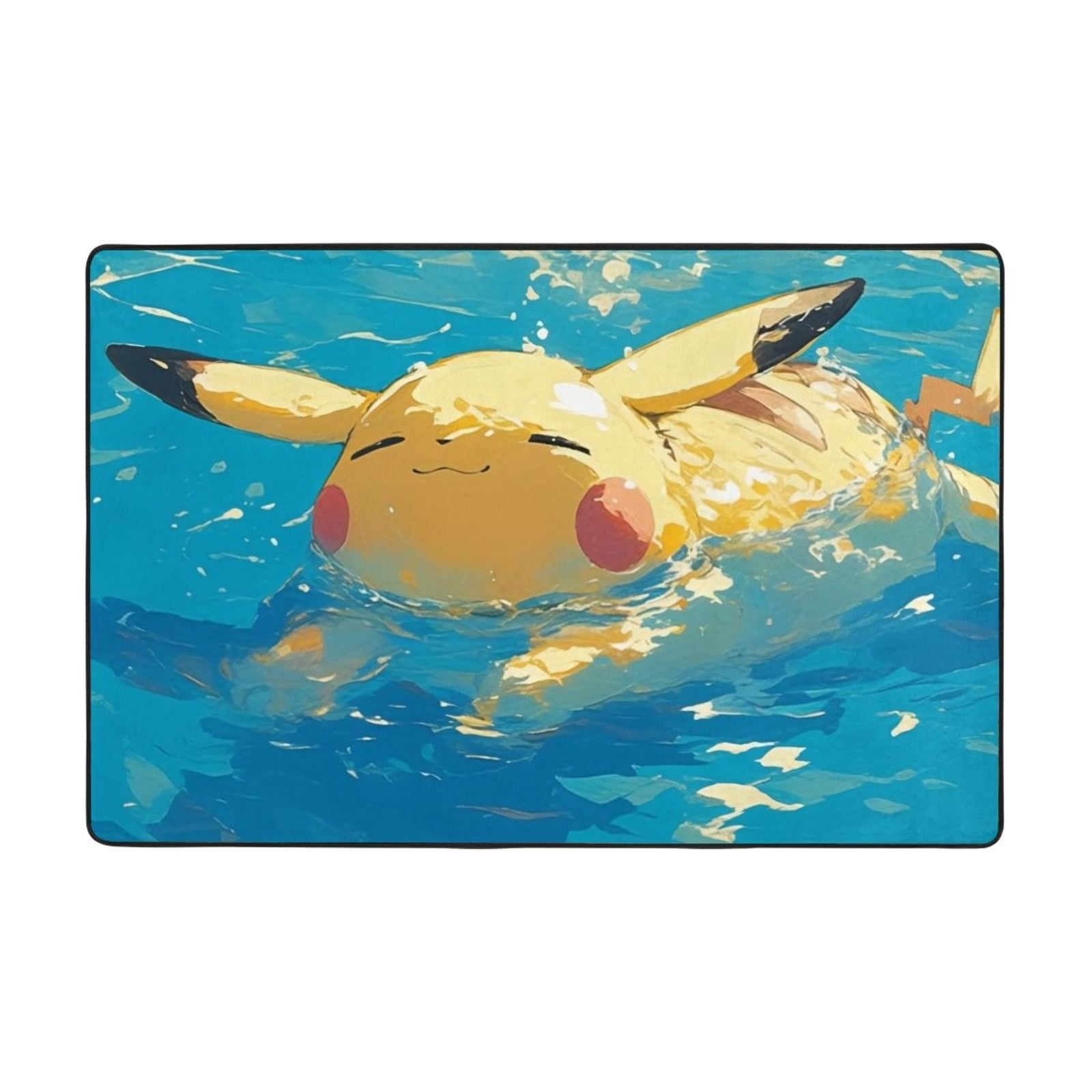 Pokemon Swimming Gamer Rug Room Non-Slip Gaming Rug Cool Graffiti ...
