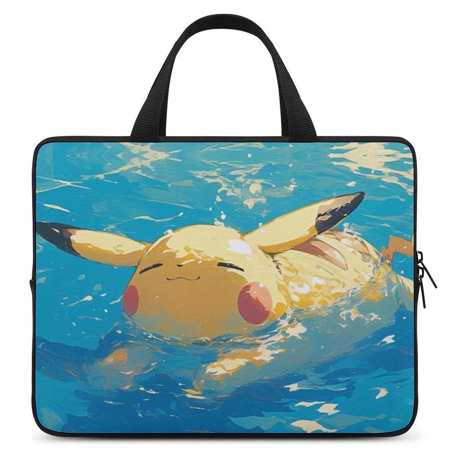 Pokemon-Pikachu Game Swimming Laptop sleeve with Handle, Laptop Case ...