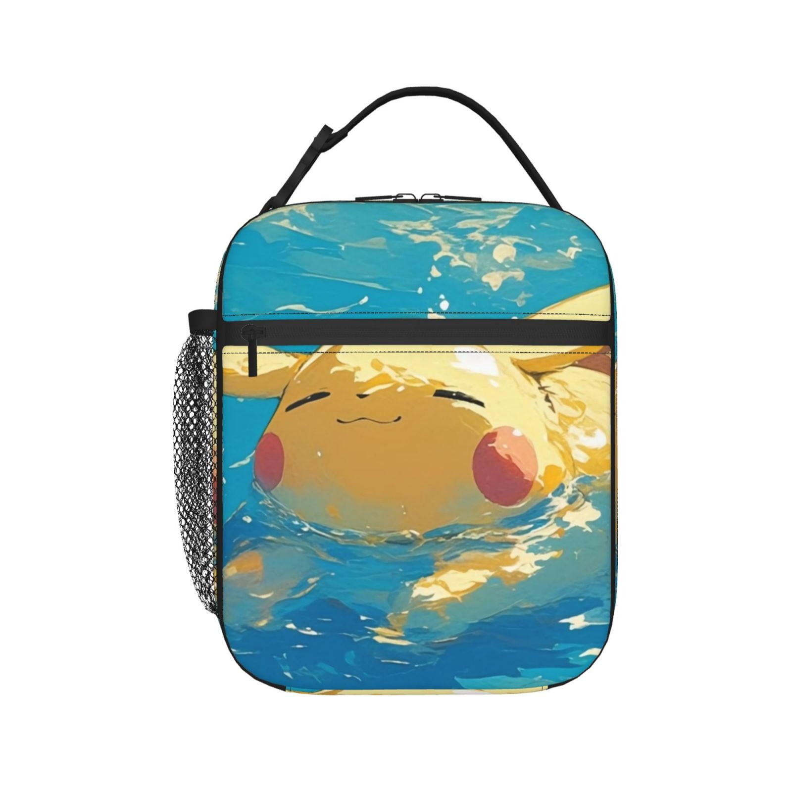 Pokemon-Pikachu Game Swimming Lunch Bag for Men & Women,Insulated Lunch ...