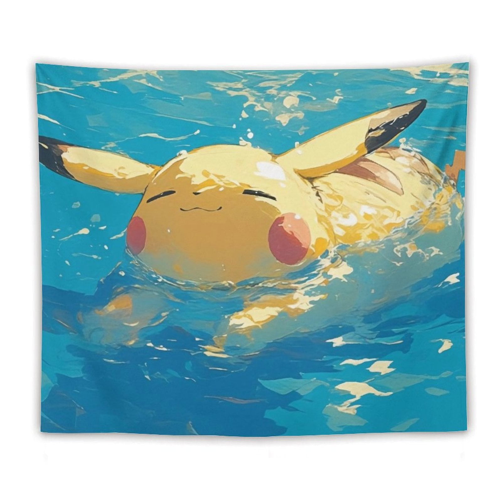 Pokemon-Pikachu Game Swimming Tapestry,Pokemon-Pikachu Game Swimming ...