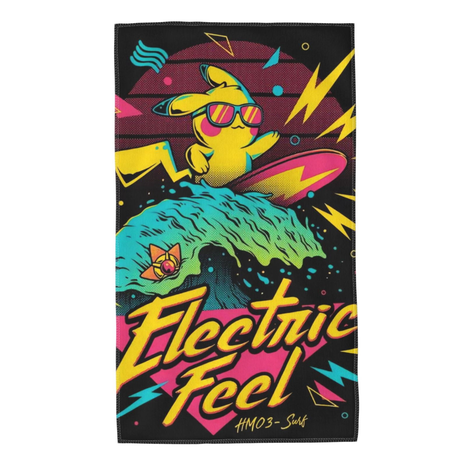 Pokemon-Pikachu Game Towels,Hand Towels,Lightweight and Highly ...
