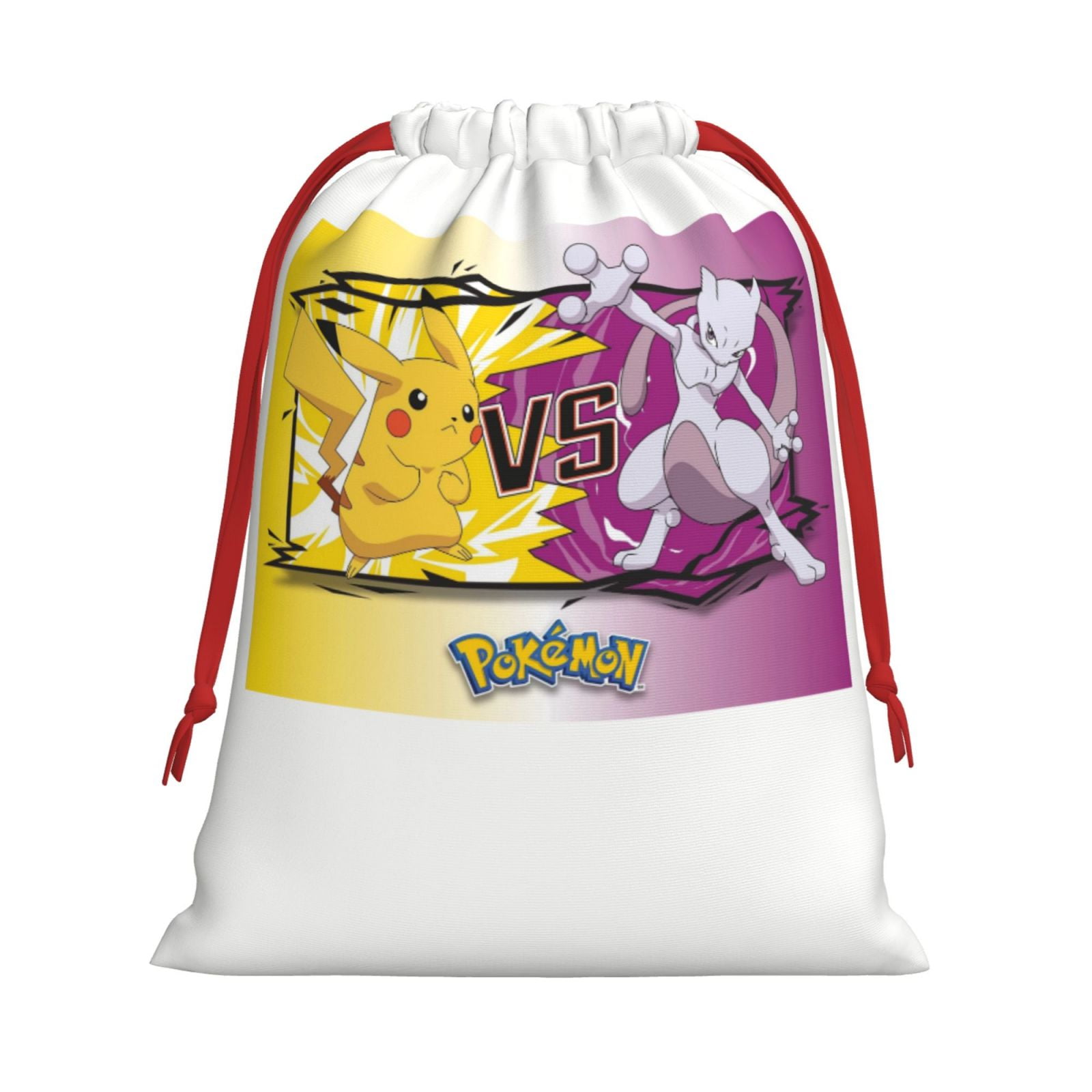 Pokemon-Pikachu Game Versus Drawstring Bag For Kids Adults Gifts ...