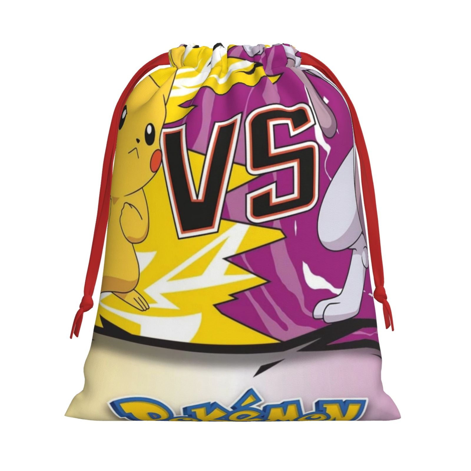 Pokemon-Pikachu Game Versus Drawstring Bag For Kids Adults Gifts ...